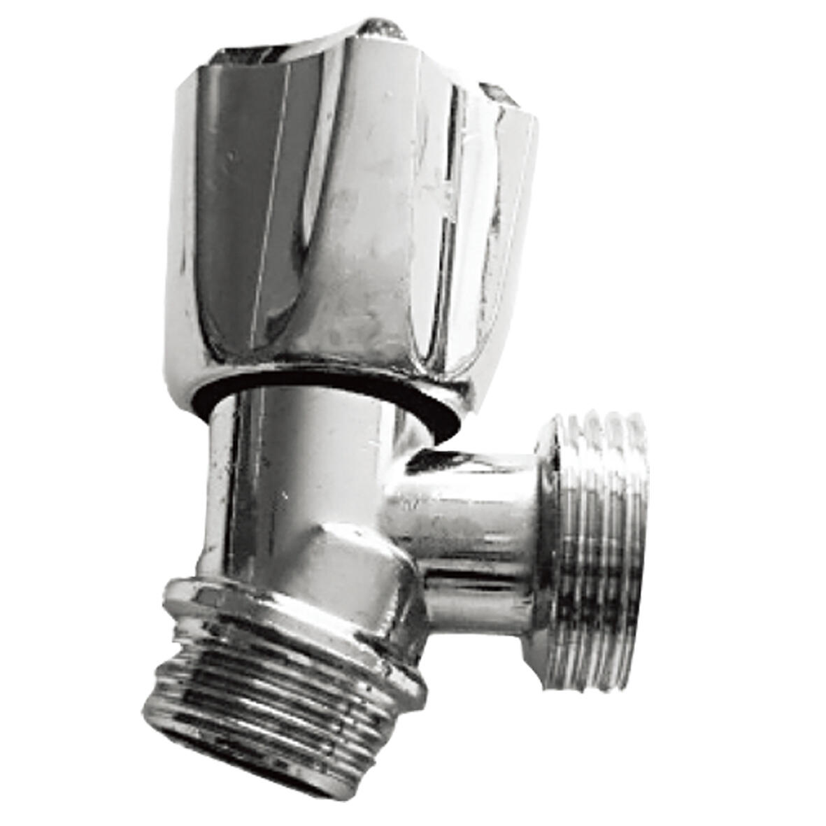 Valvola a squadra EQUATION argento cromato M3/4" M3/4" 6 bar | Leroy Merlin