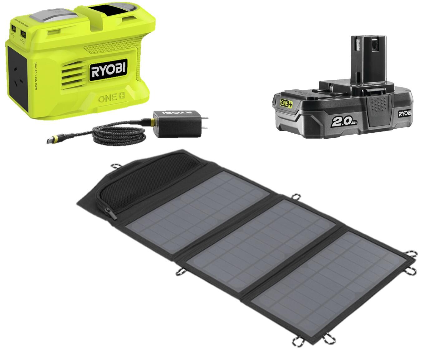 Panneau solaire RYOBI 21W 18V 2AH | Leroy Merlin