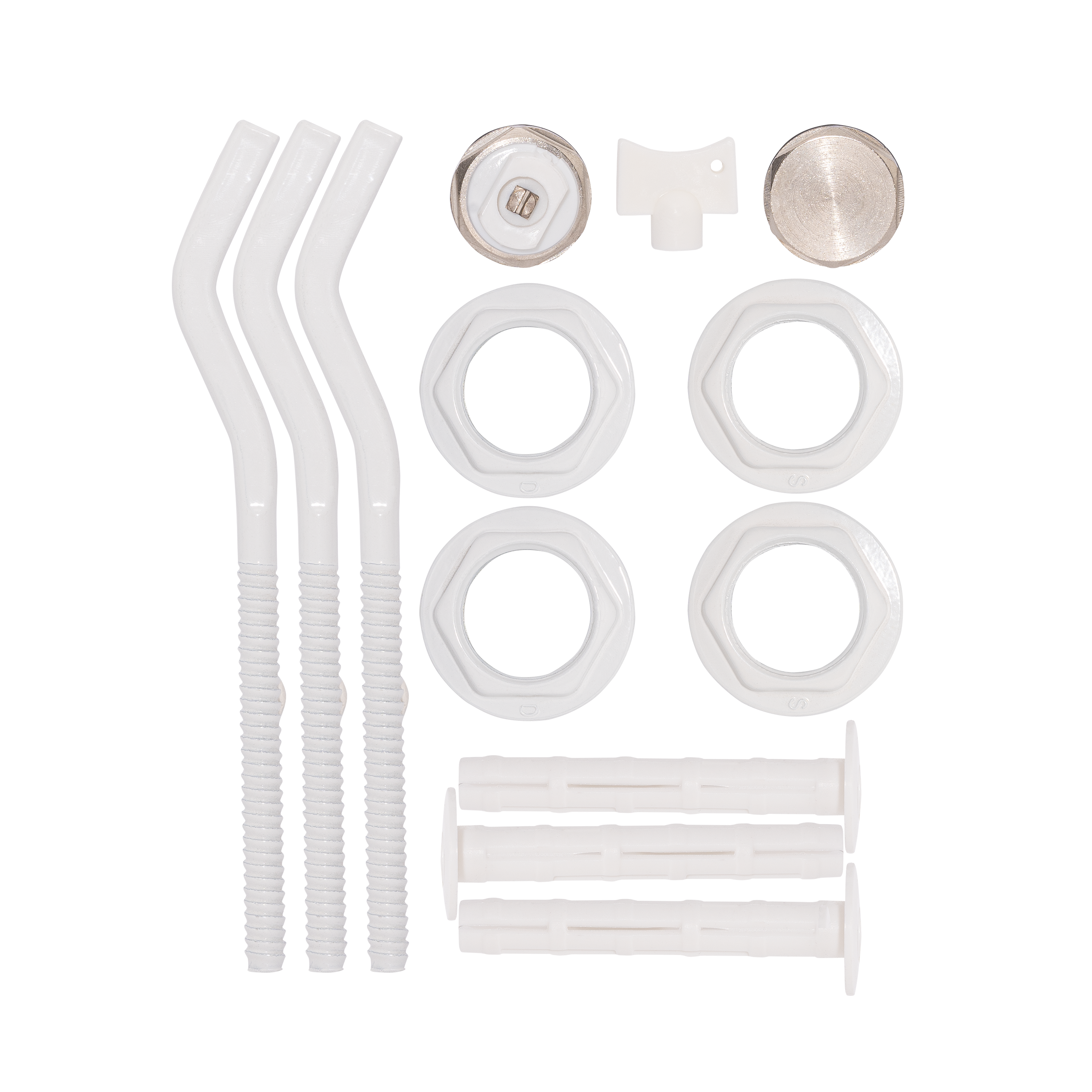 Kit tappi e staffe EQUATION M/F 1/2" x radiatori in acciaio | Leroy Merlin