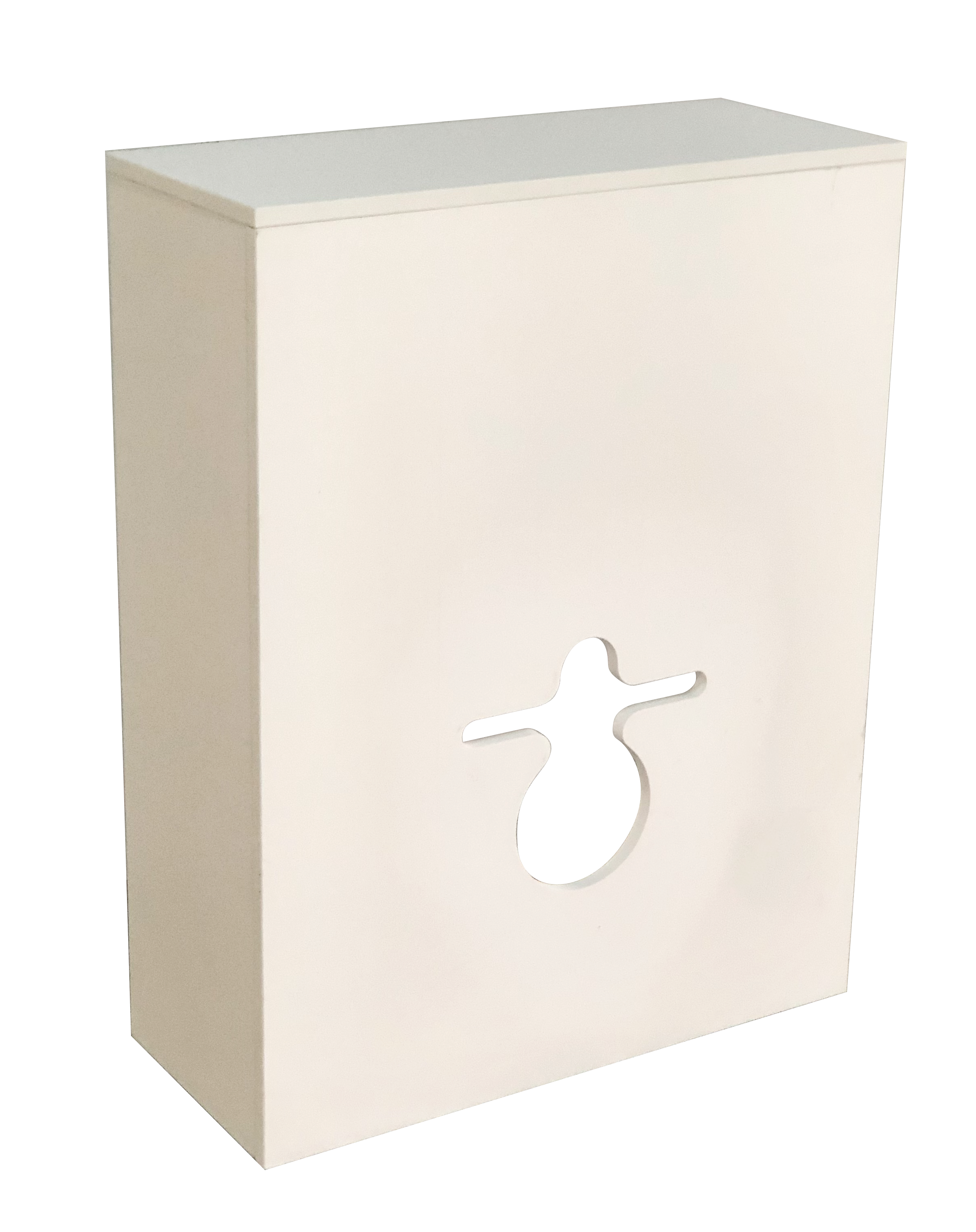 Coffrage pour WC suspendu l.63.4 x H.82 x P.26.8 cm blanc, VIF Hab820 ...