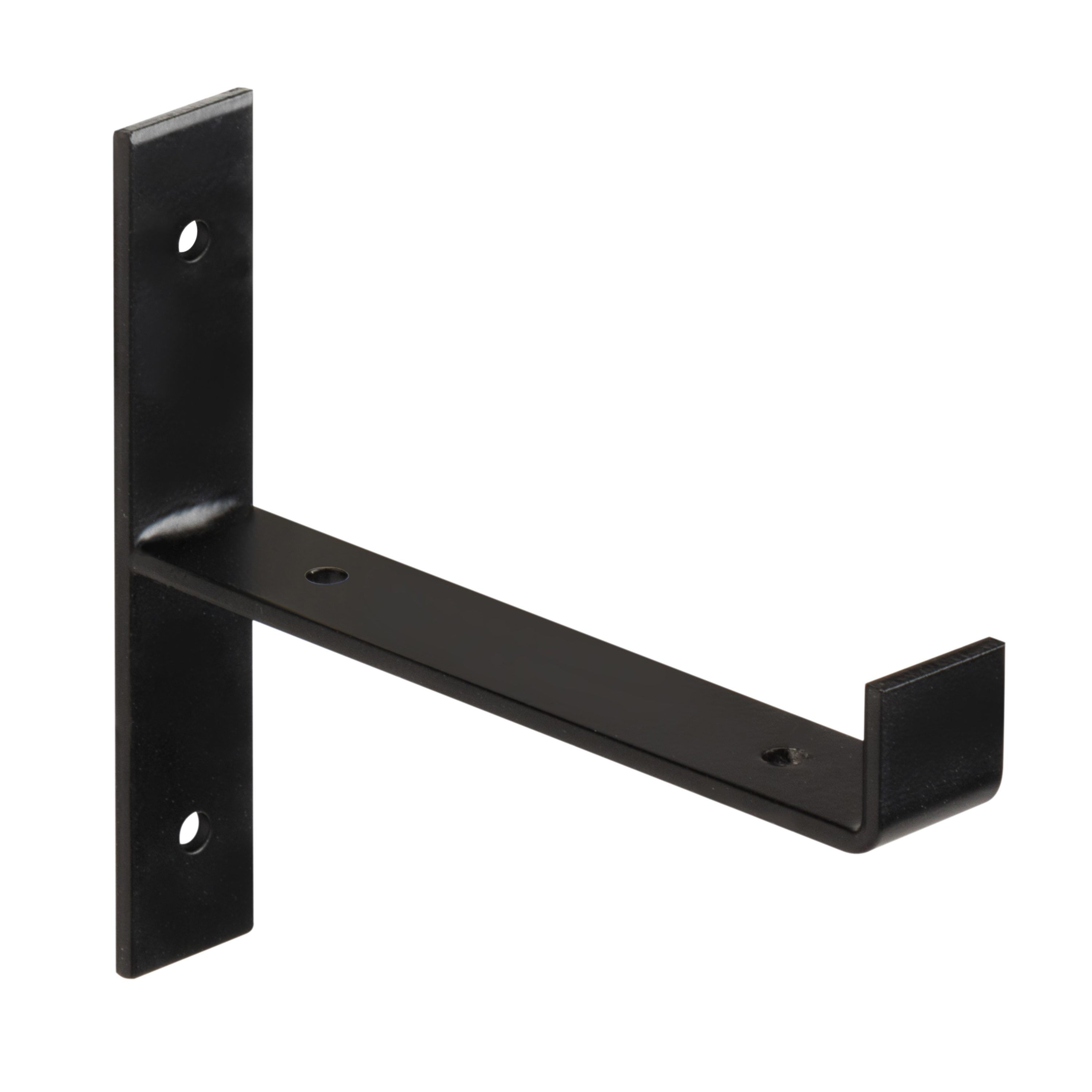 Lot de 2 équerres Plata acier peint noir, H.10 x P.10 cm | Leroy Merlin