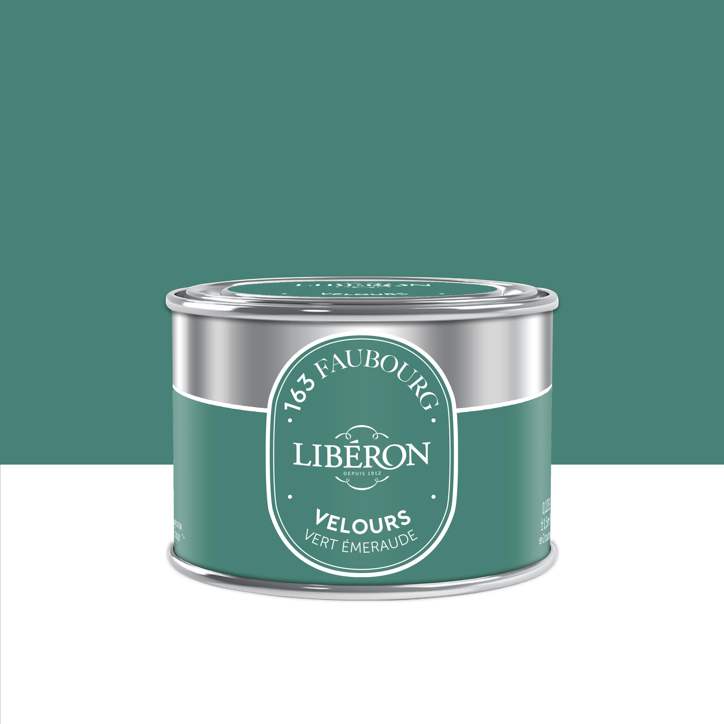 Peinture mur, boiserie vert emeraude velours LIBÉRON 163 fauboug 125ml ...