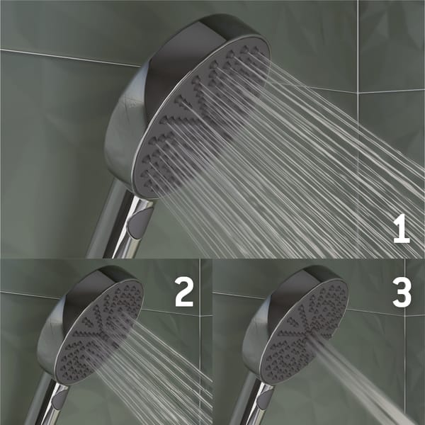 Pommeau De Douche 3 Jets Sensea Easy Leroy Merlin