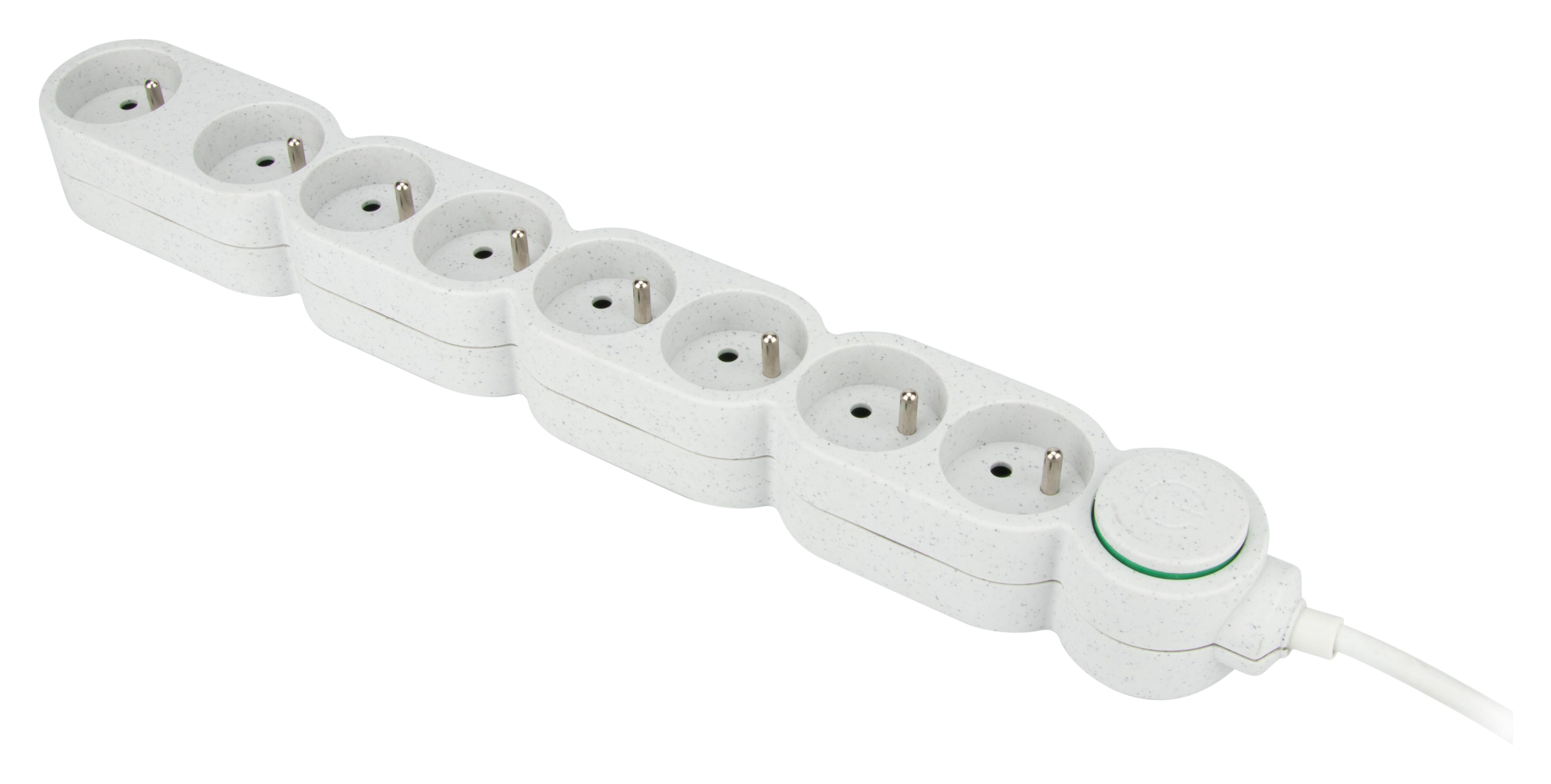 Multiprise, 8 prises blanc Home ZENITECH | Leroy Merlin