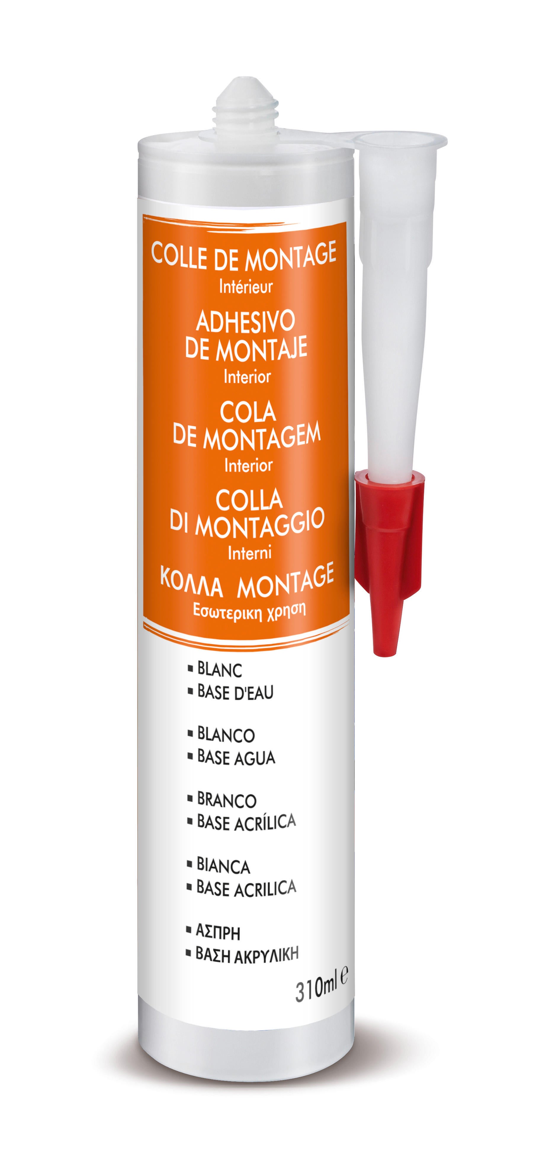 Colle de fixation acrylique Mastic intérieur, 310ml blanc | Leroy Merlin