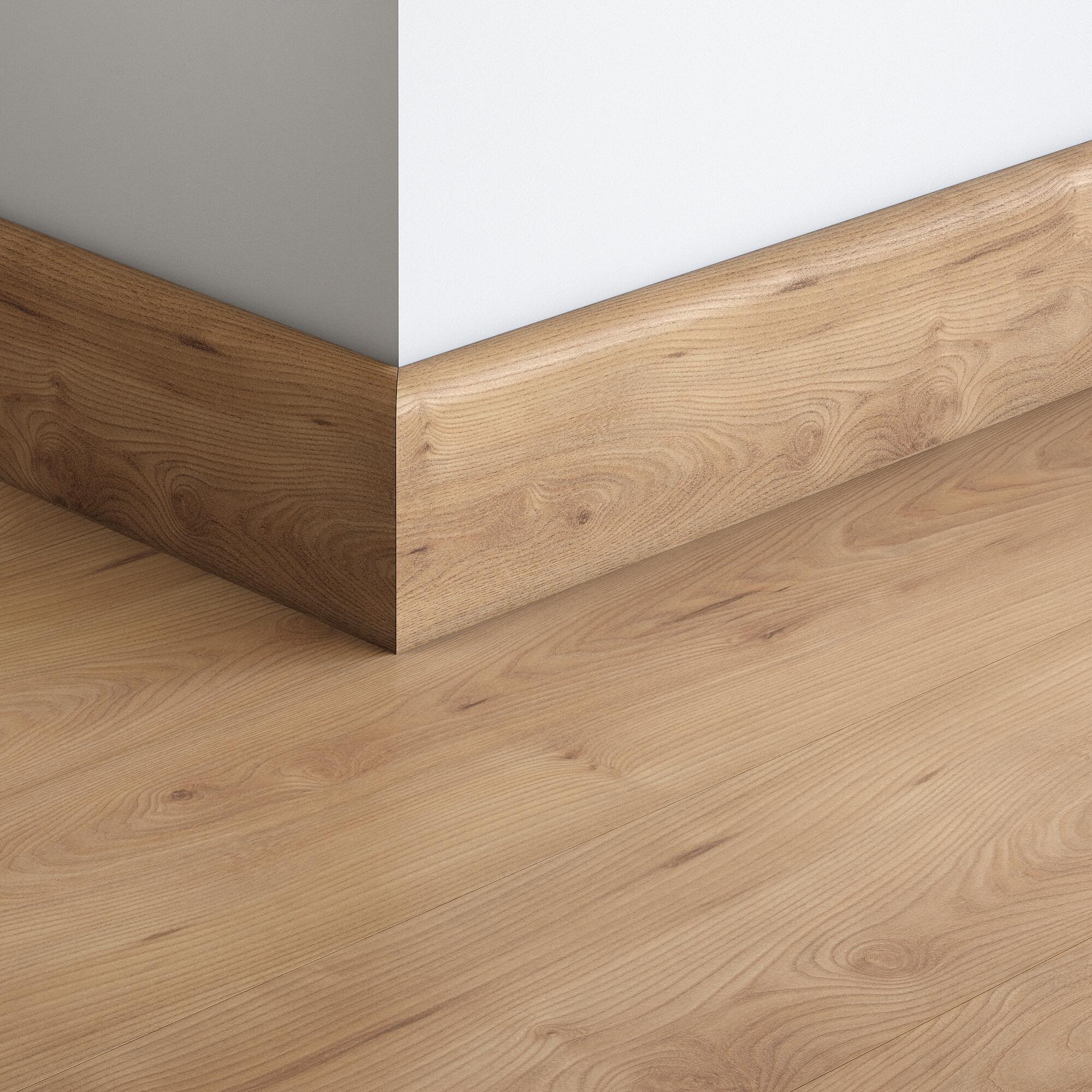 Plinthe mdf, décor malte, H. 7.8, Ep.15 mm ARTENS | Leroy Merlin