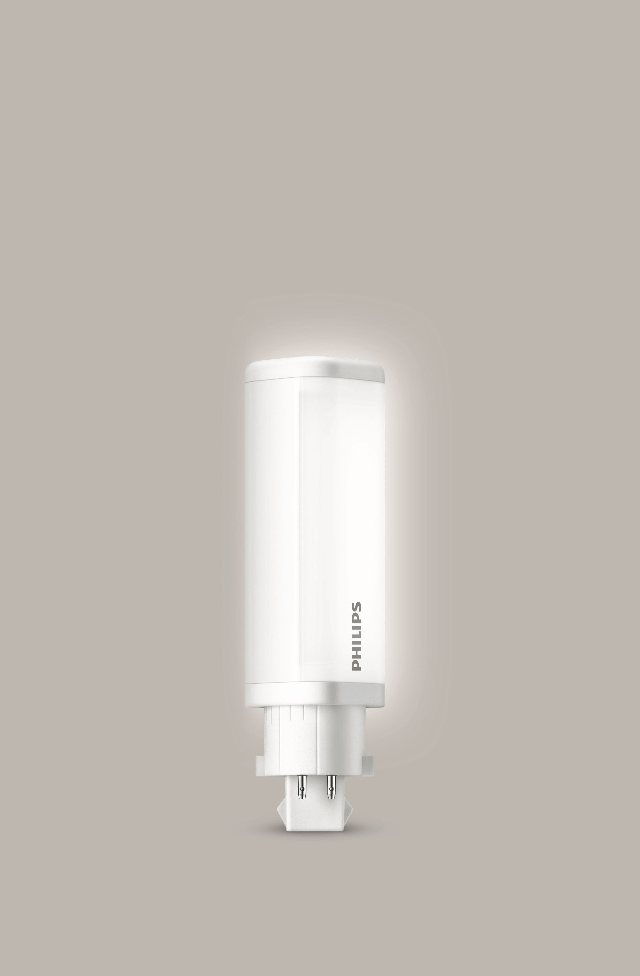 Tube led G24Q 13 W blanc neutre, PHILIPS | Leroy Merlin