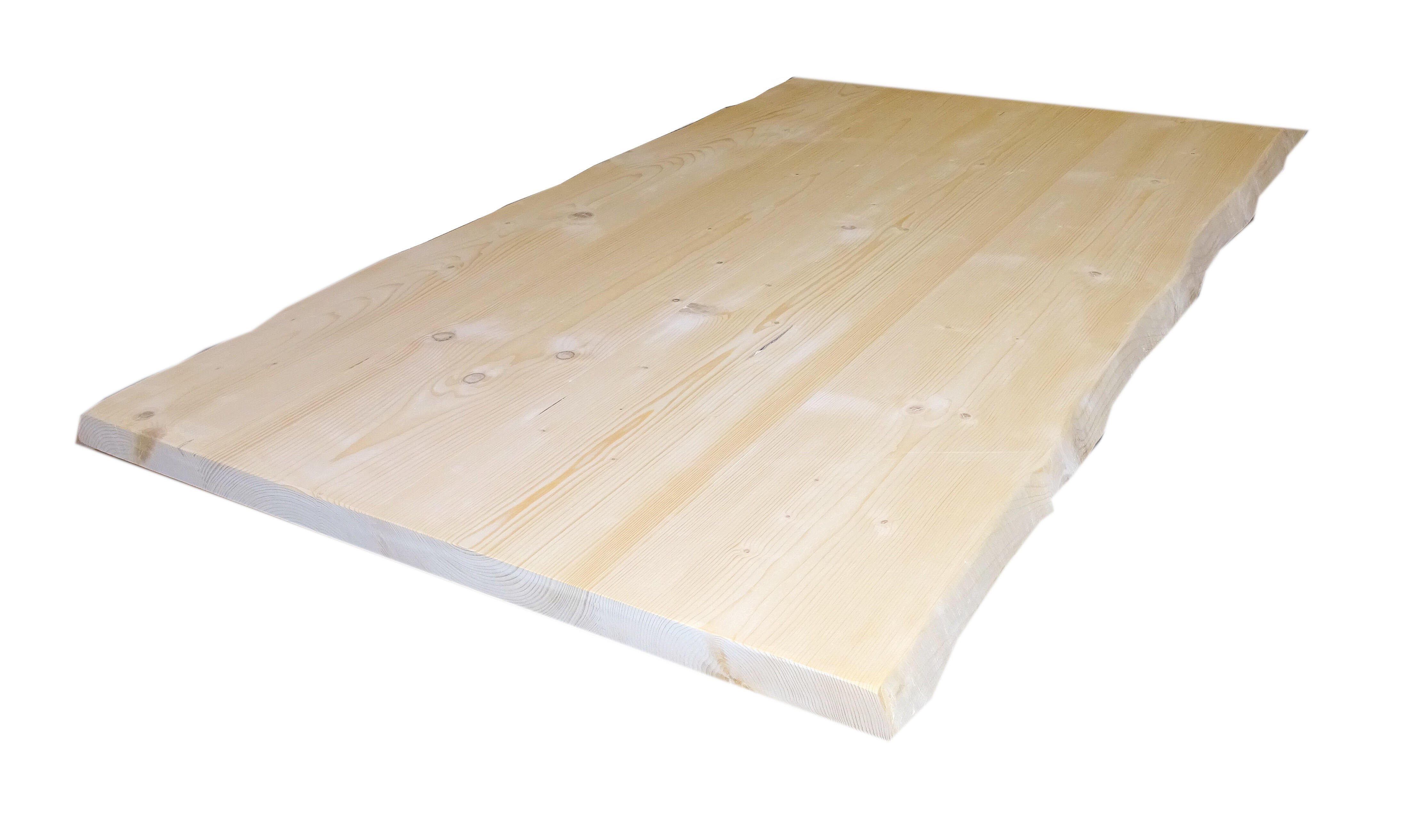 Plateau de table sapin brut ASCHIERI DE PIETRI, L.160 x l.70/90 cm x Ep ...
