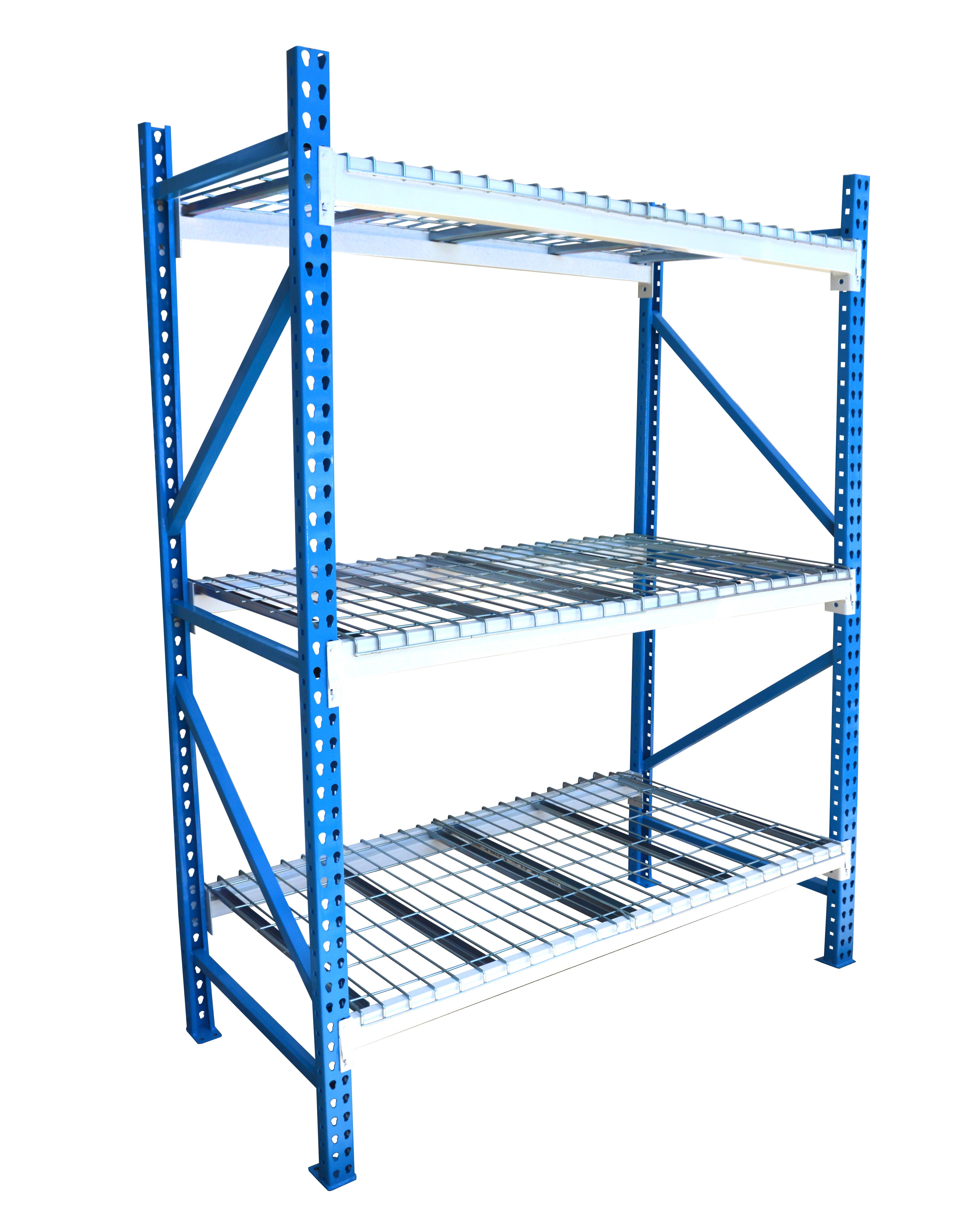 Rack métal rack époxy, 3 tablettes l.120 x H.180 x P.60 cm | Leroy Merlin