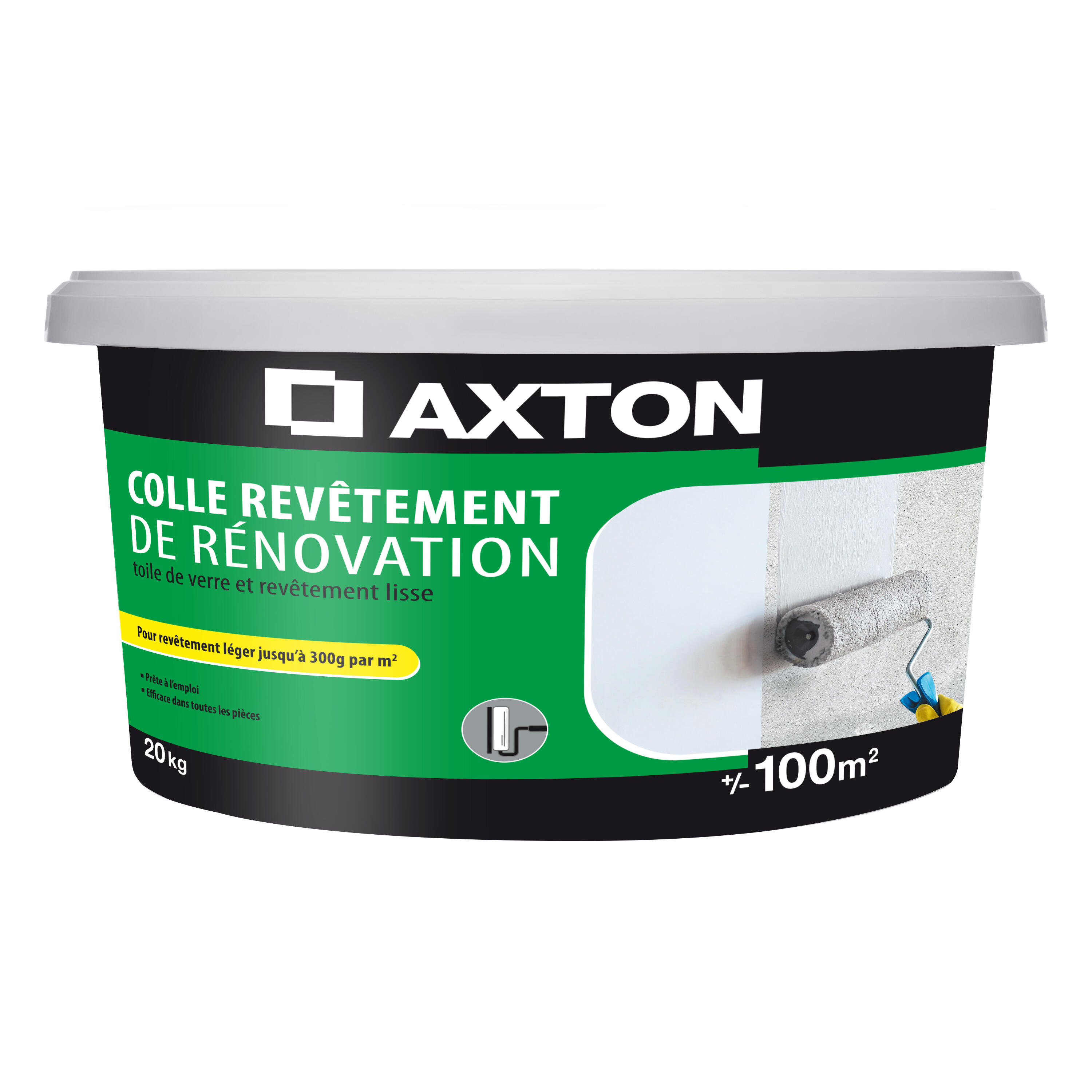 Colle Pâte toile de verre et rénovation légère AXTON, 20 kg | Leroy Merlin