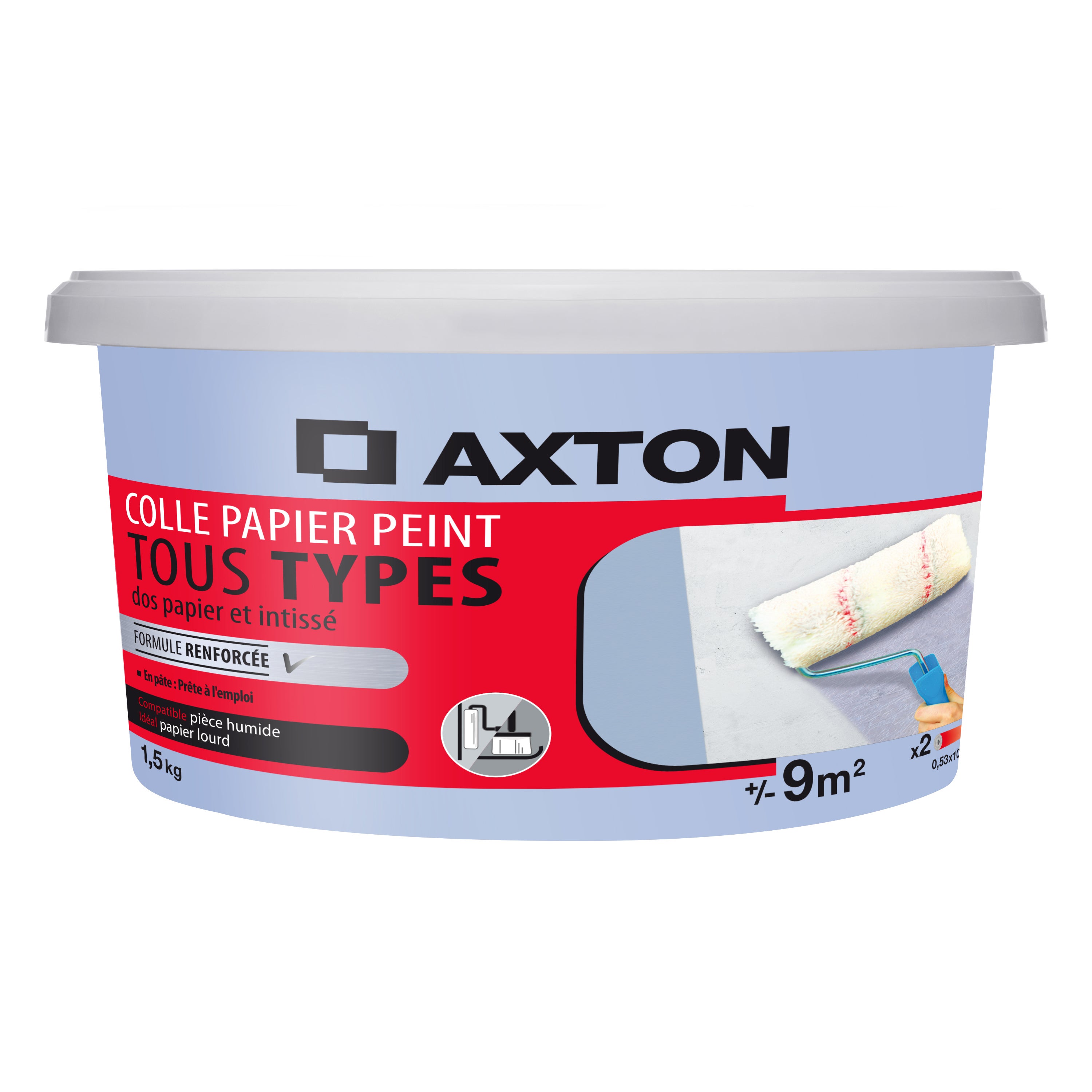 Colle Pâte tous papiers peints AXTON, 1.5 kg | Leroy Merlin