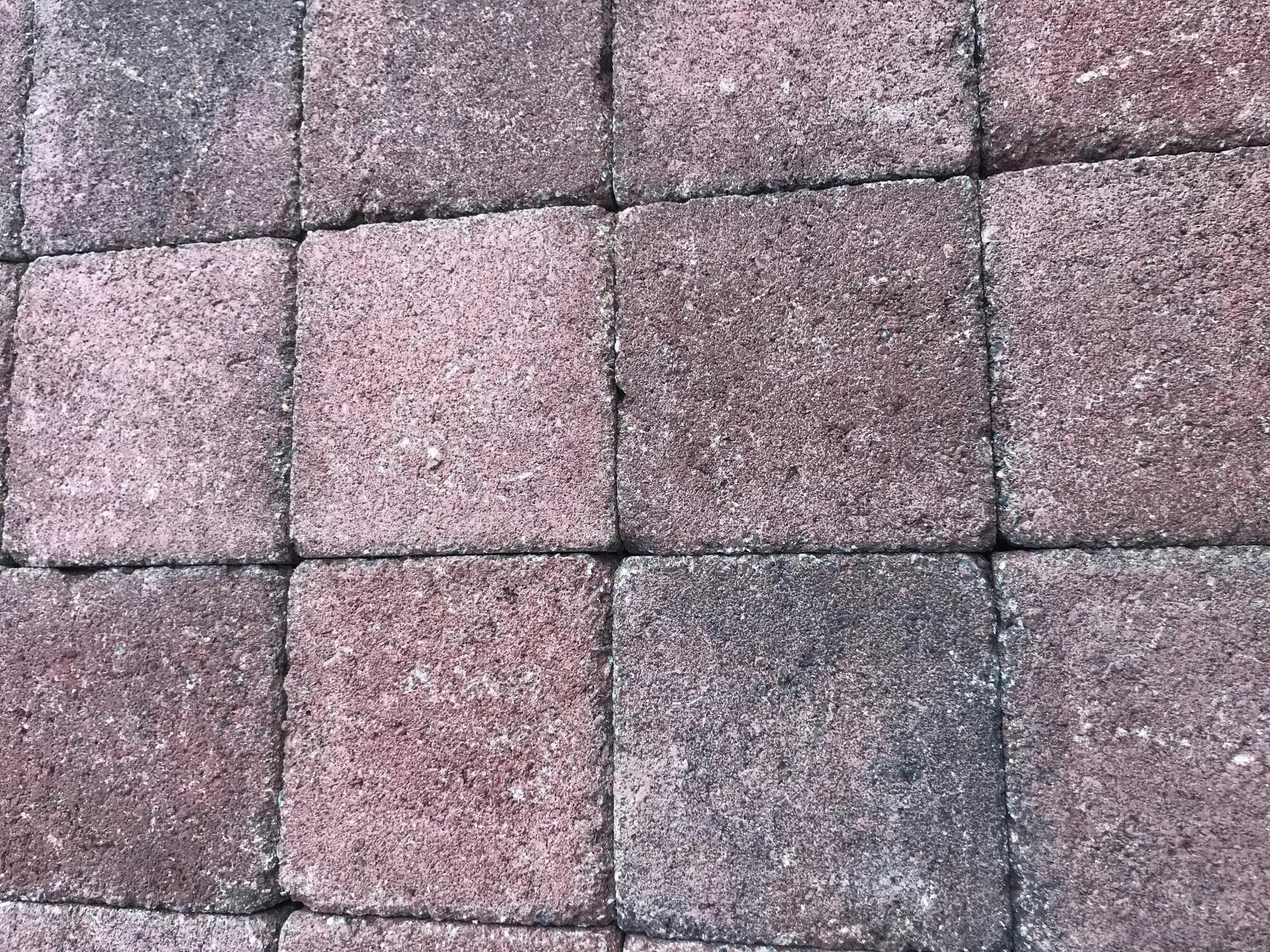 Pavé béton, rouge, L.12 cm x l.12 cm x Ep.4 mm | Leroy Merlin