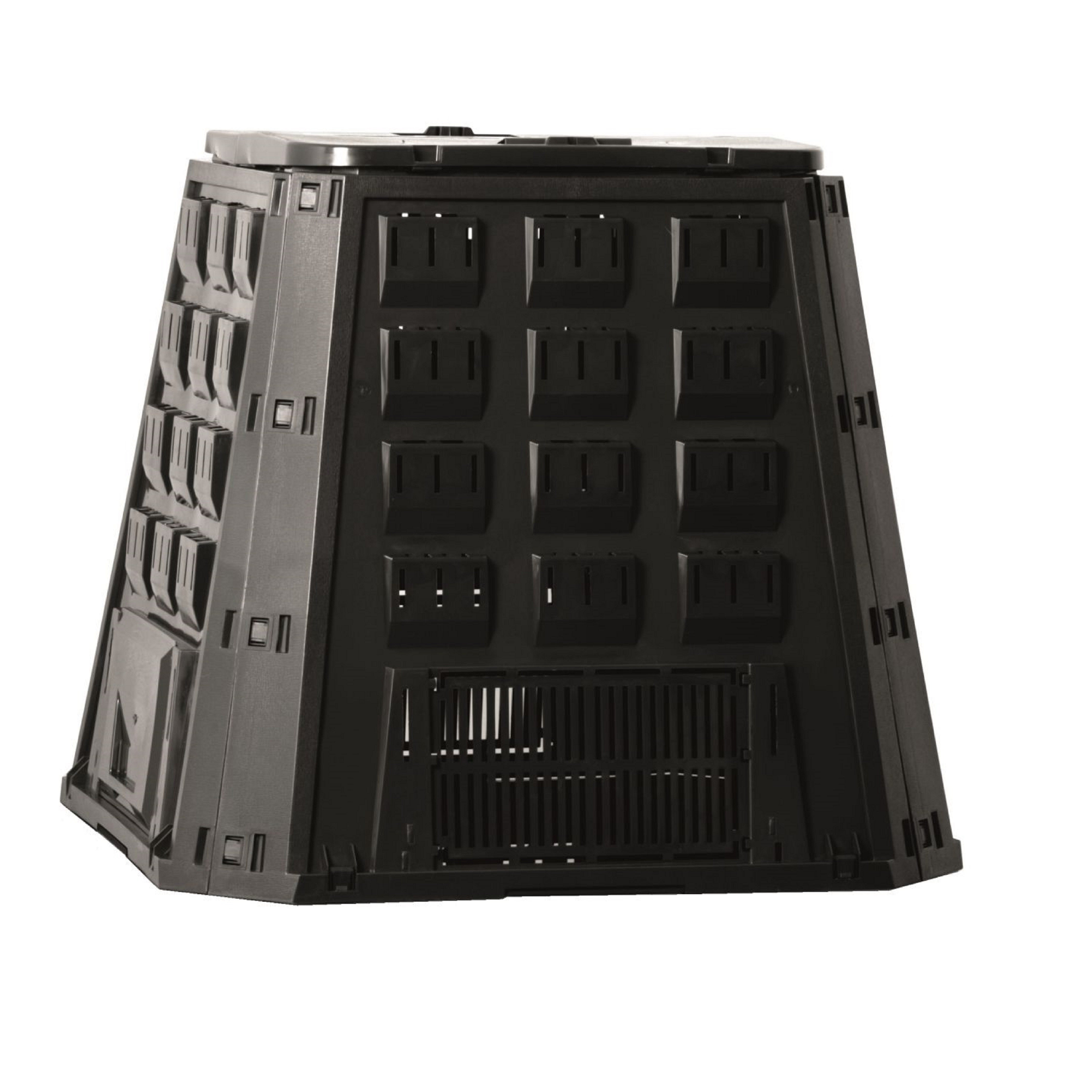Composteur Silo 400 l, noir, pliable - H80 x 88,5 x 88,5 cm | Leroy Merlin