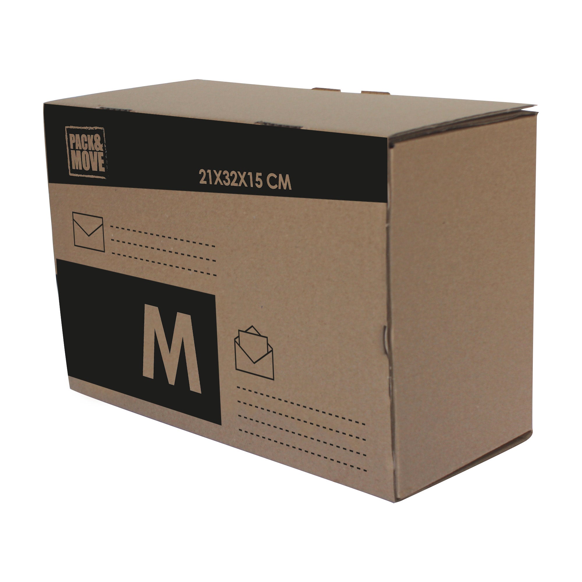Boîte en carton m, l.32 cm x H.21 cm x p.15 cm | Leroy Merlin