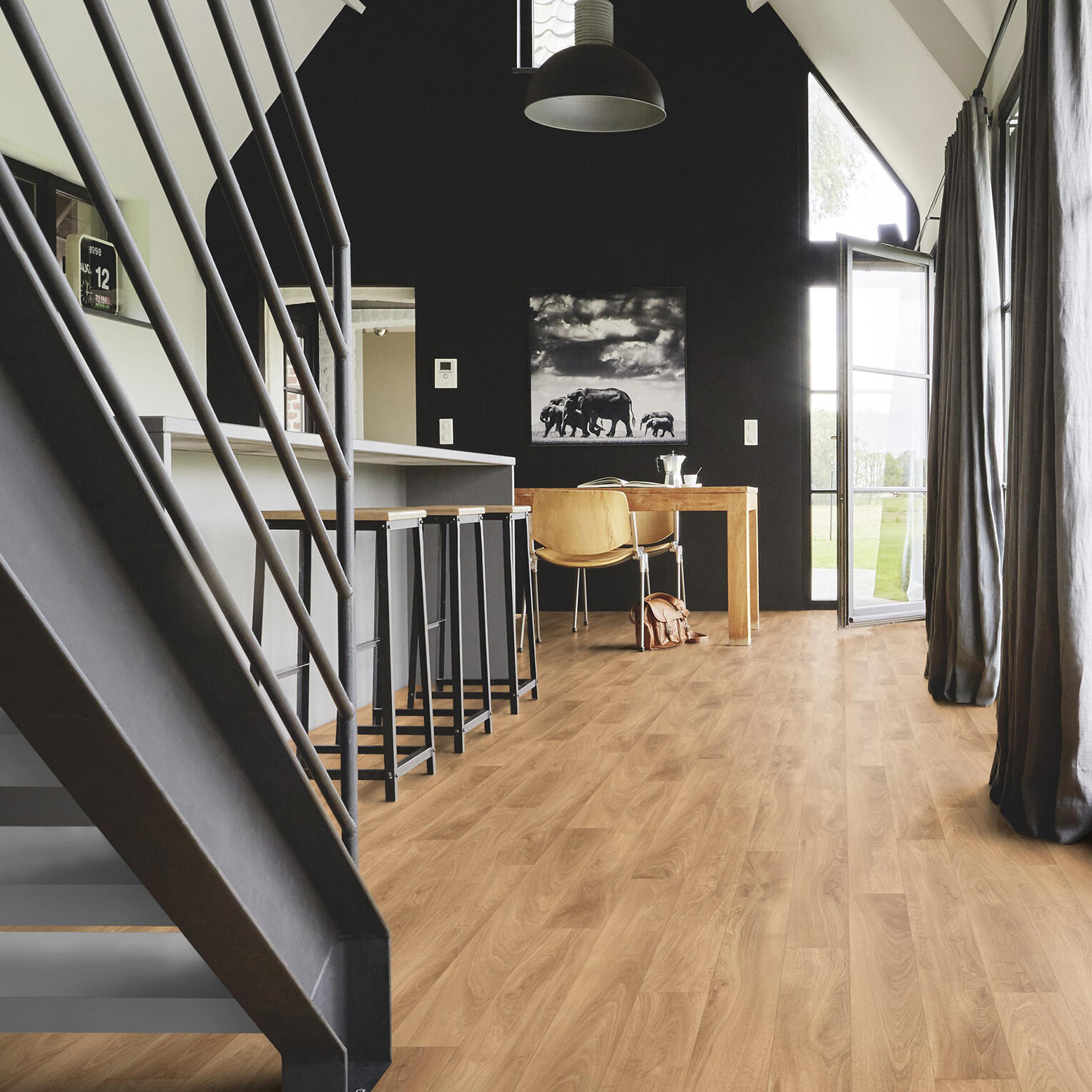 Suelo vinílico rollo French madera natural roble 2m ancho Pedido mínimo ...