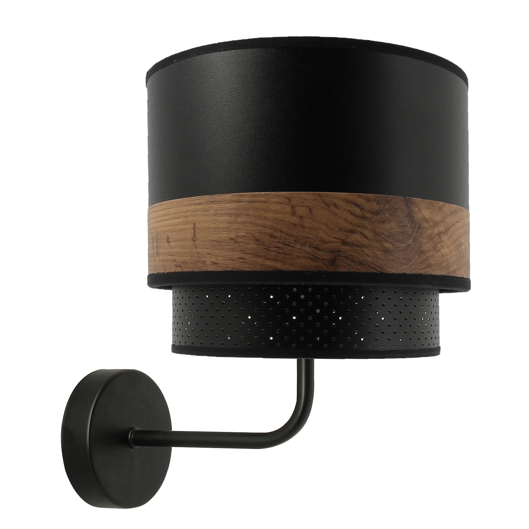 Applique E14, acier / pvc, noir, Backup, METROPOLIGHT | Leroy Merlin