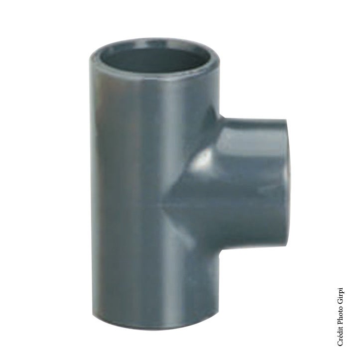 Té 90° en pvc à coller, femelle / femelle, D.50 | Leroy Merlin