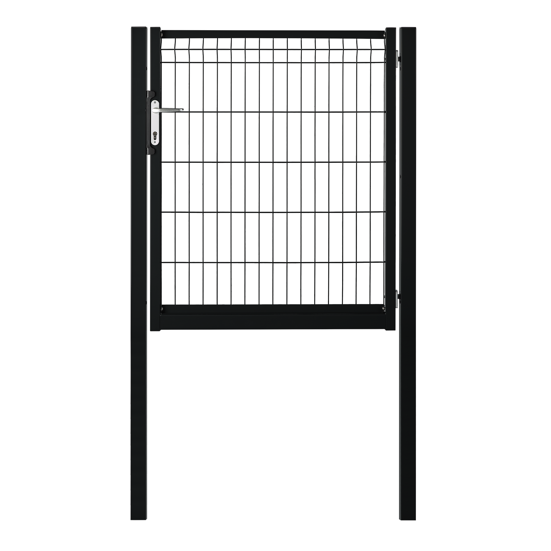 Portillon Axyle à sceller RAL 2100, l.150 x H.150 cm | Leroy Merlin