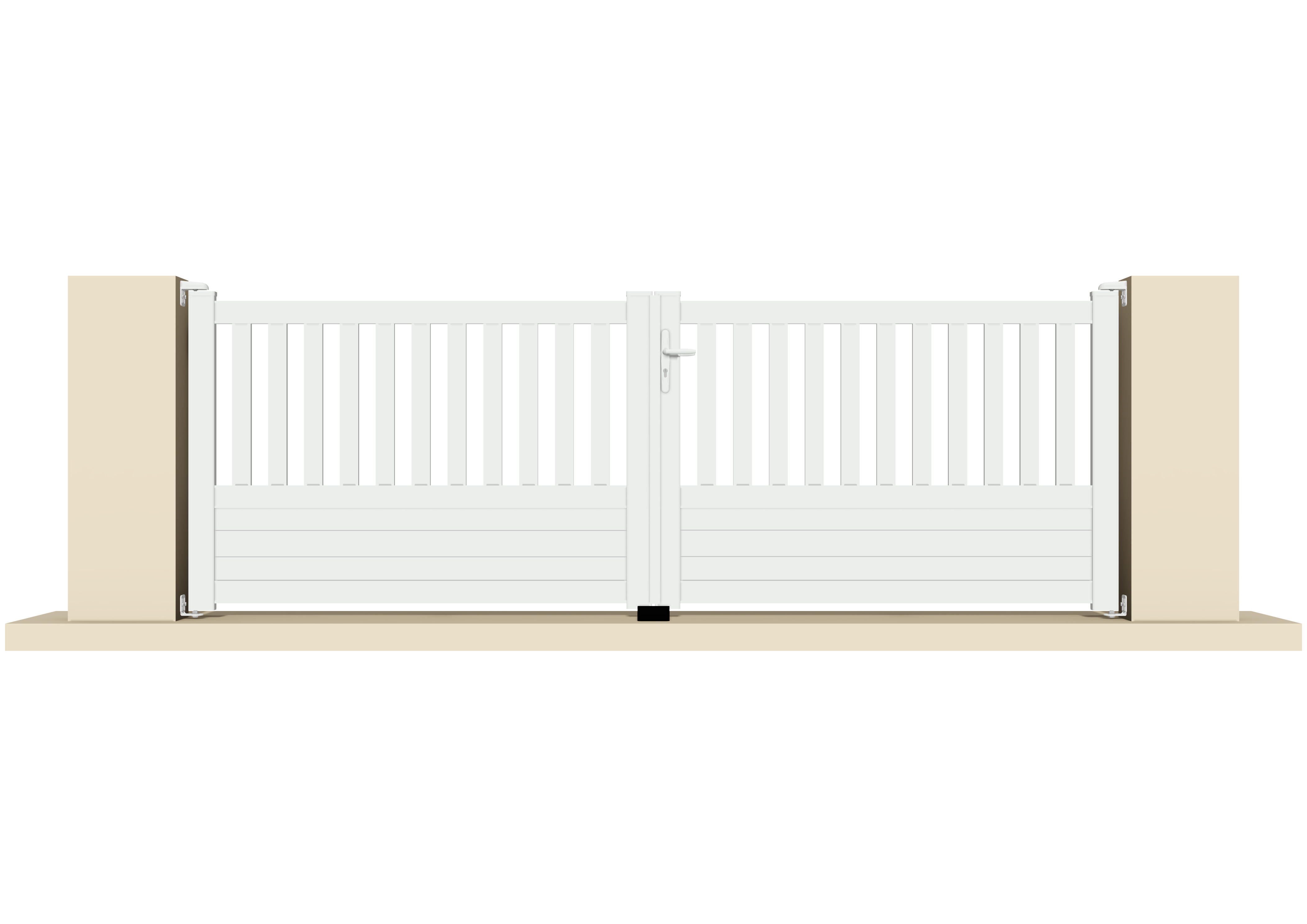Portail Pvc Blanc