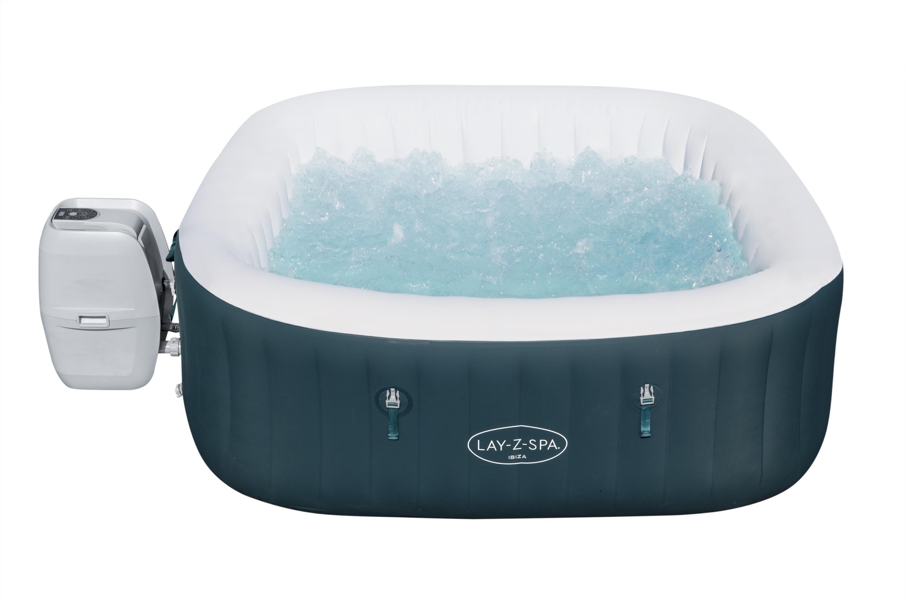 Spa gonflable IBIZA BESTWAY, carré 4/6 places | Leroy Merlin