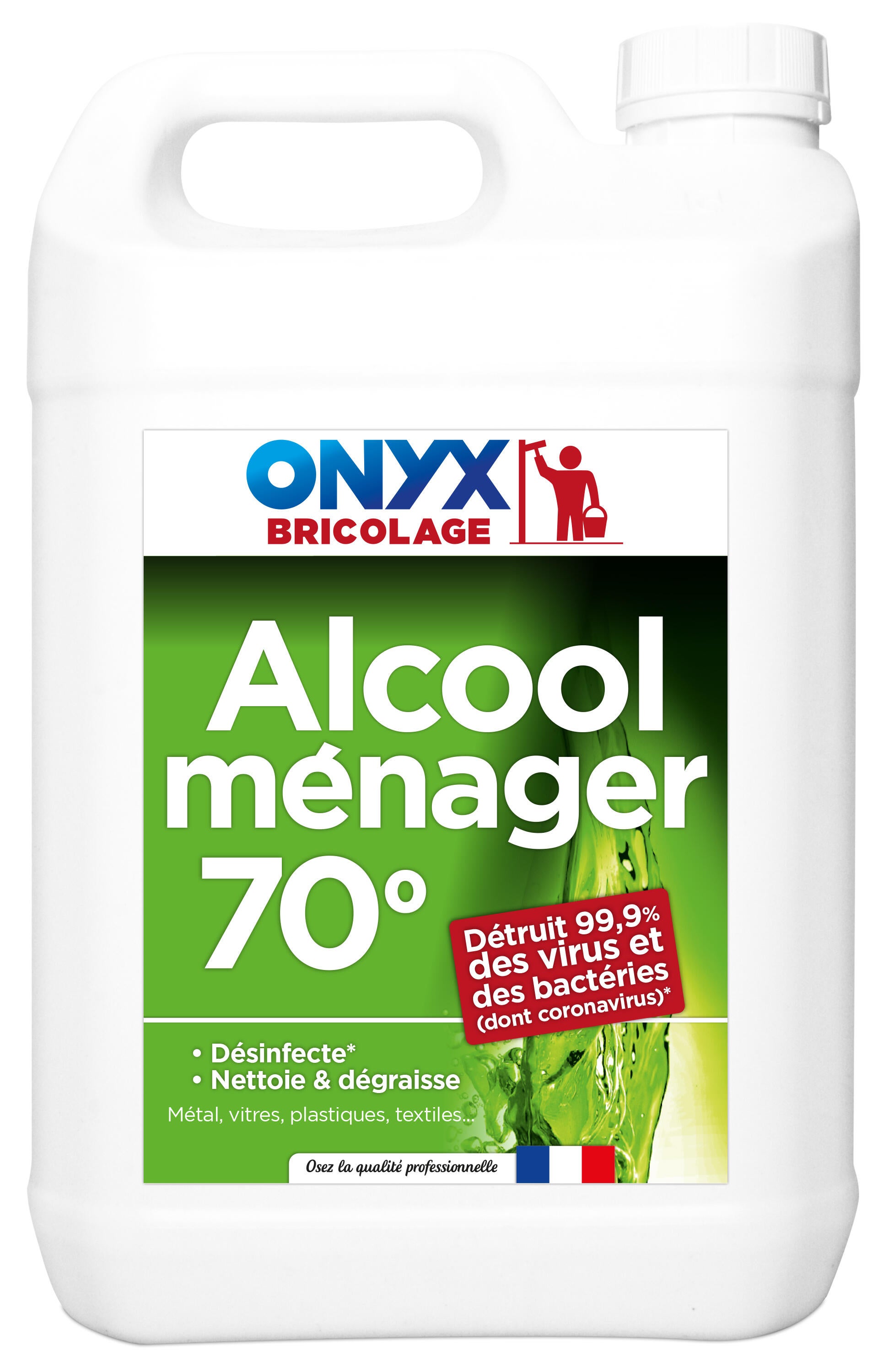 Alcool ménager liquide ONYX, 5l | Leroy Merlin