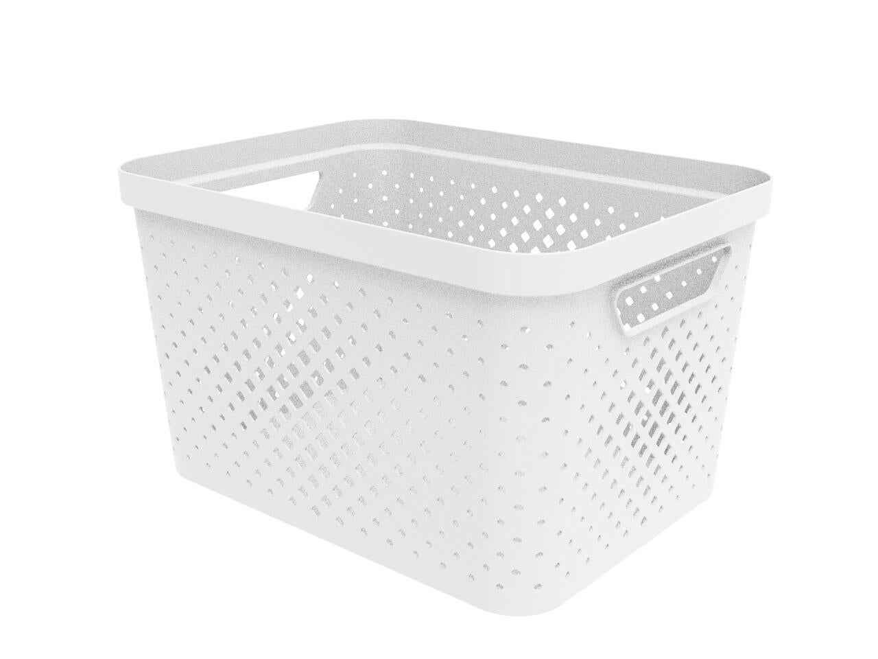 Boîte SUNDIS blanc H.21 x l.26.5 x P.35 cm | Leroy Merlin