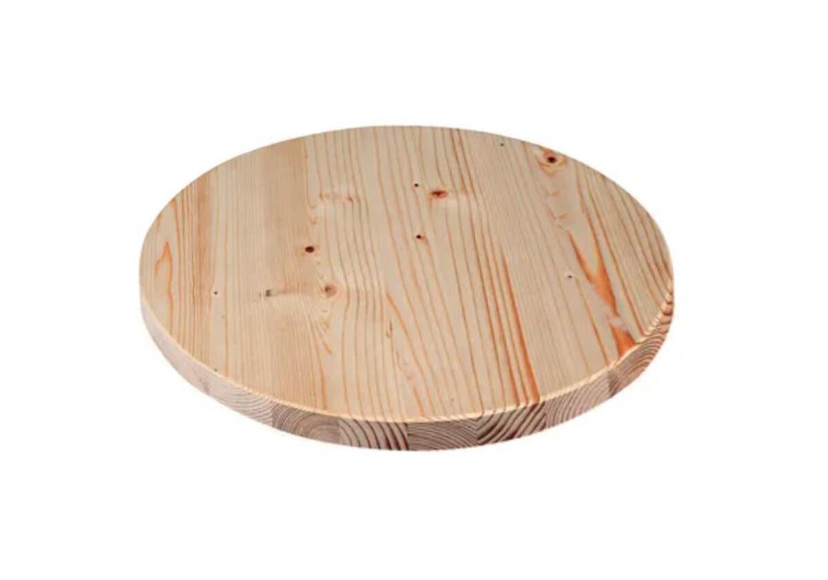 Plateau rond sapin diam 40 cm ASCHIERI DE PIETRI, Ep.28 mm | Leroy Merlin