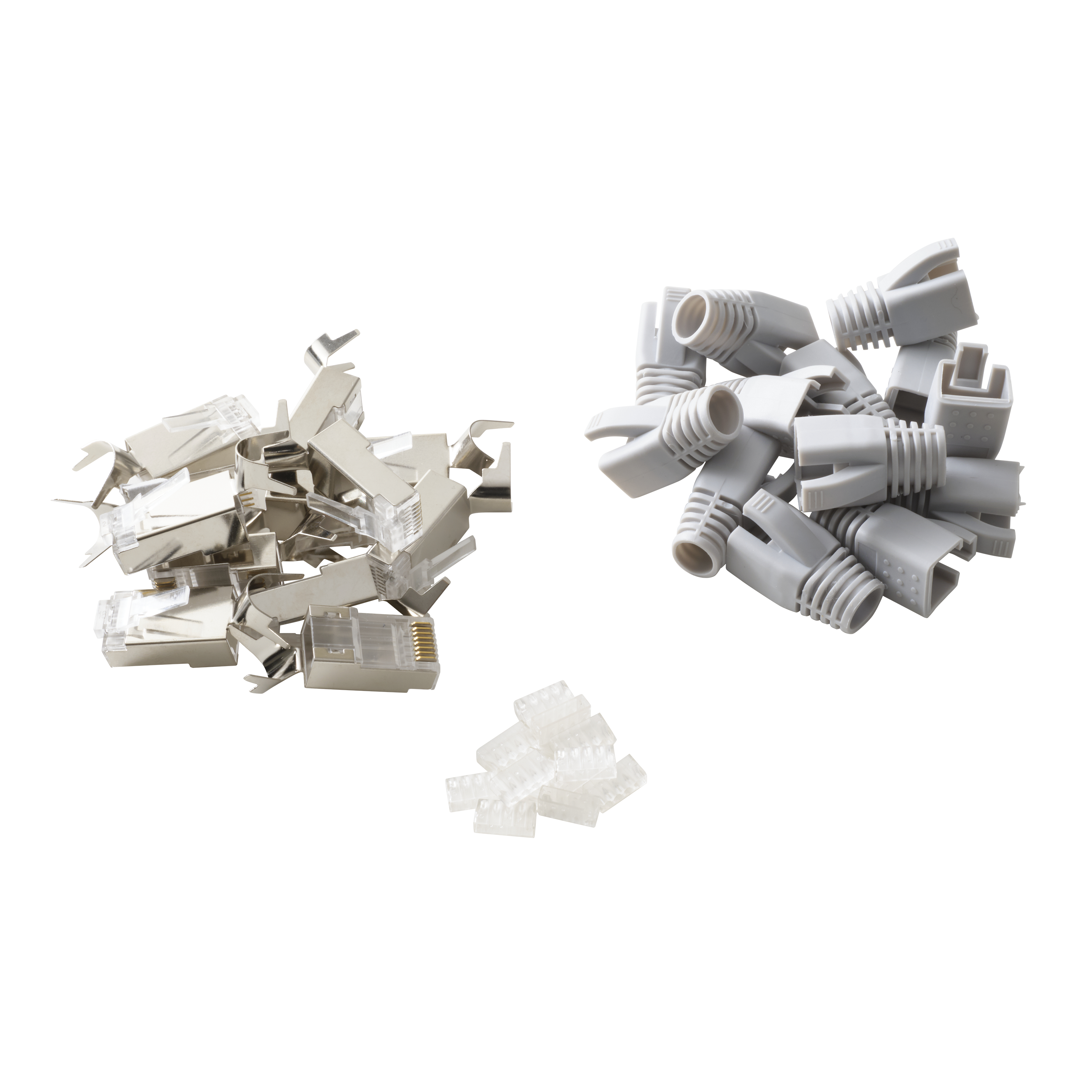 Lot de 12 fiches ethernet RJ45 + manchons, CAT6A, Lexman | Leroy Merlin