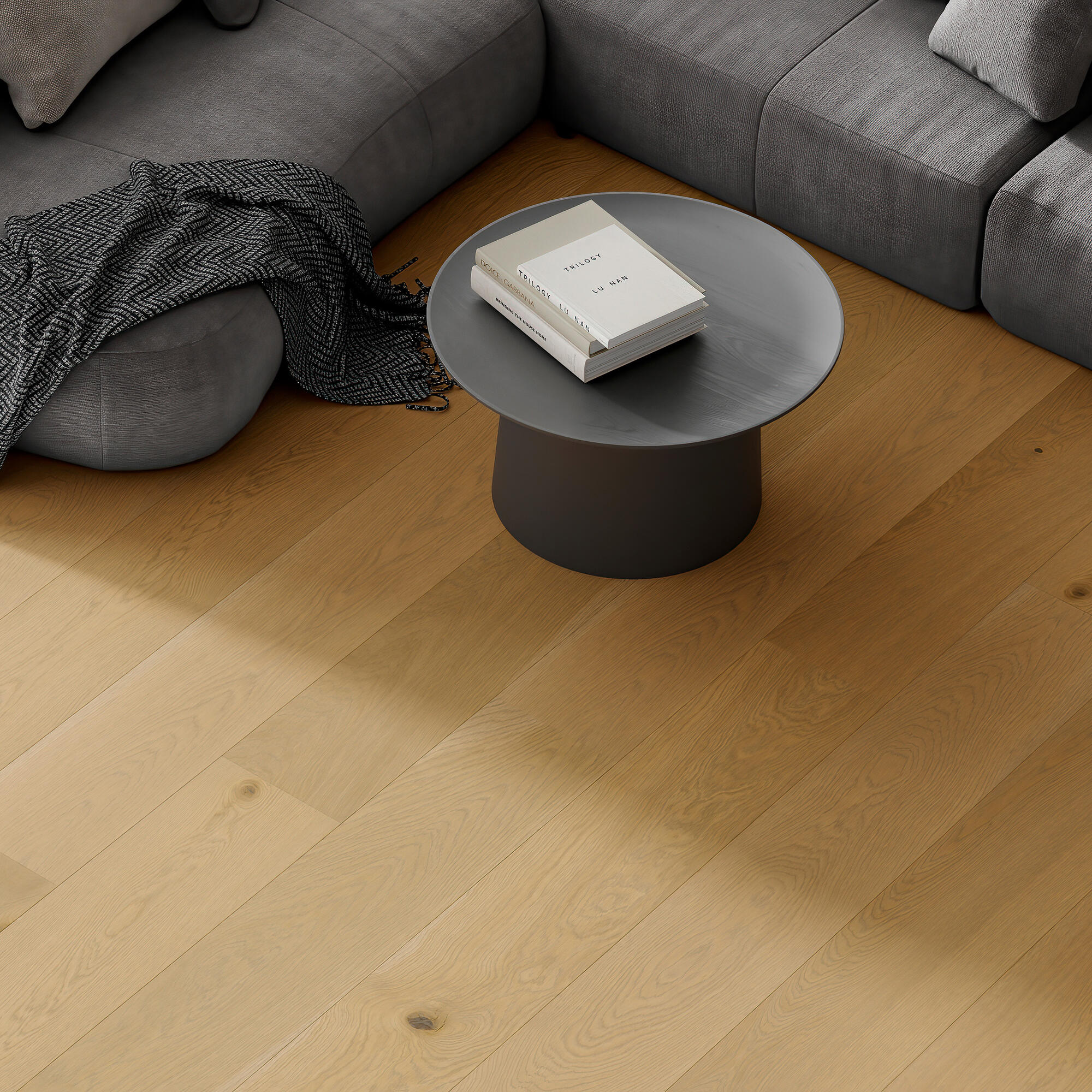 Parquet multicapa Monolama Rustic XL roble antique mate 198x20 cm ...