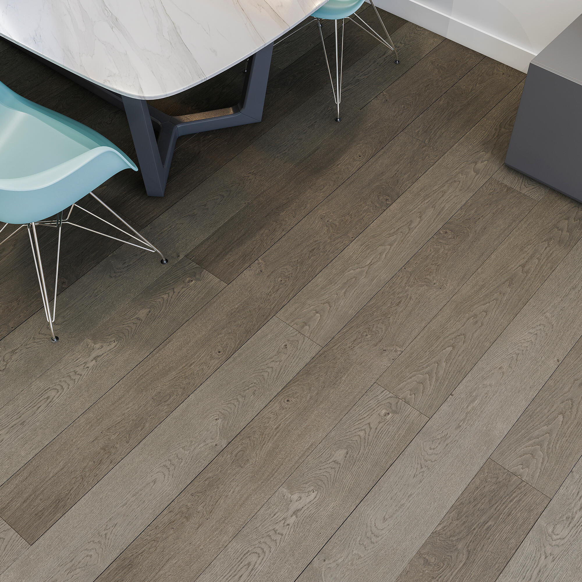 Parquet multicapa Monolama Classic XL roble gris mate 218x19.8 cm ...