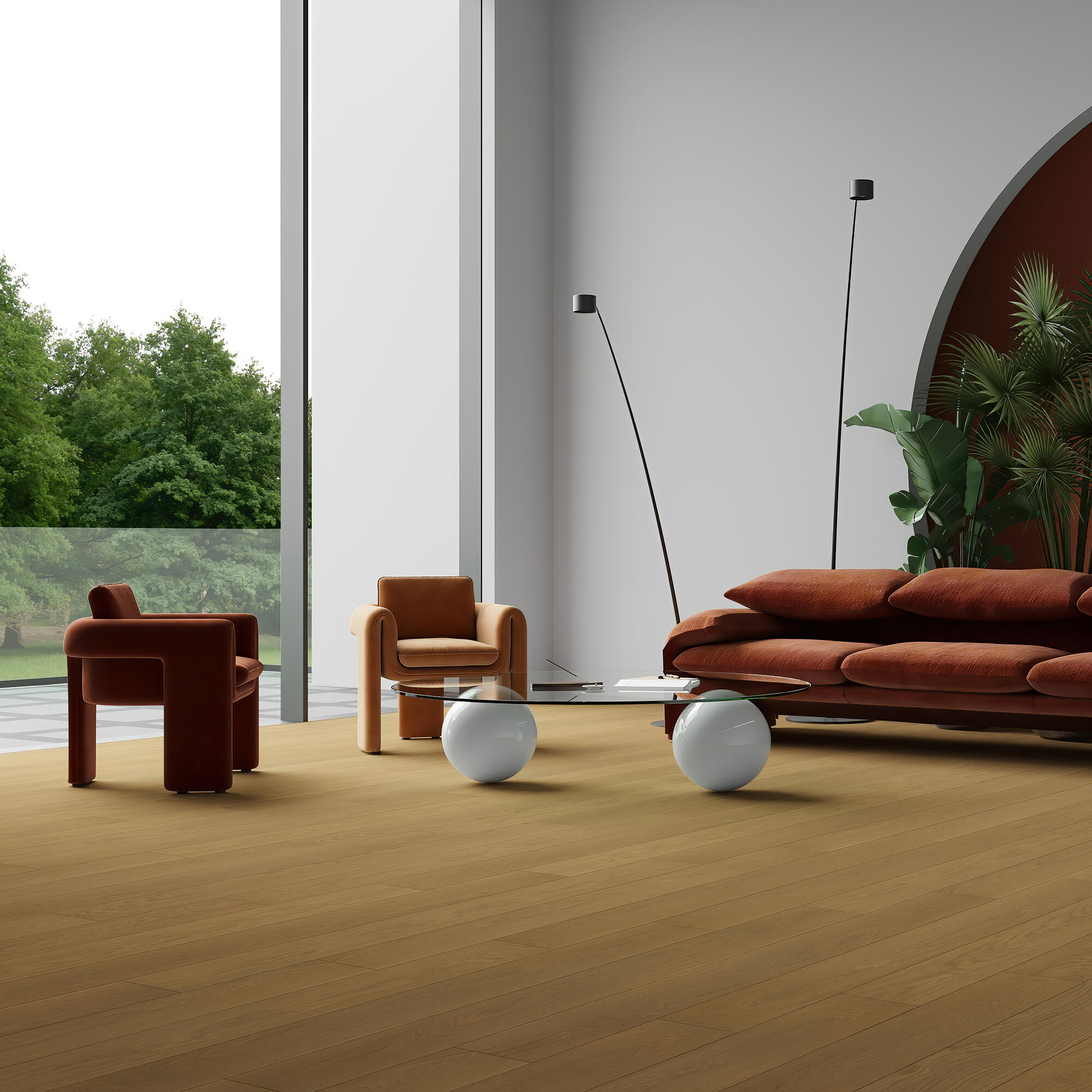 Parquet multicapa Monolama Select XXL roble antique mate 219x25 cm ...