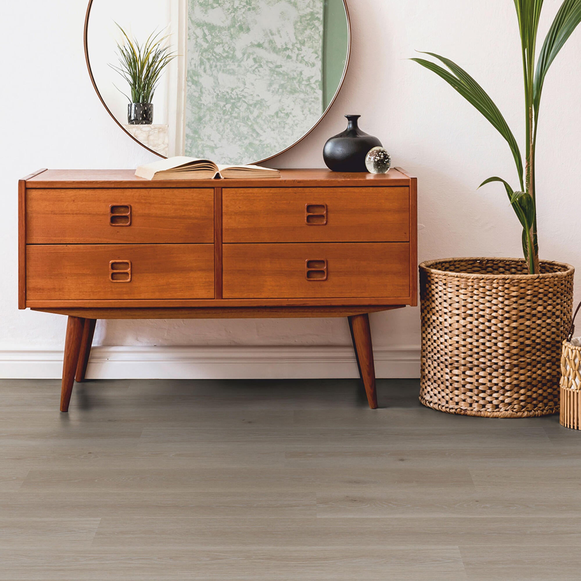 Suelo vinílico LVT click TARKETT Intenso Extrem 5mm Oak Taupe | Leroy Merlin