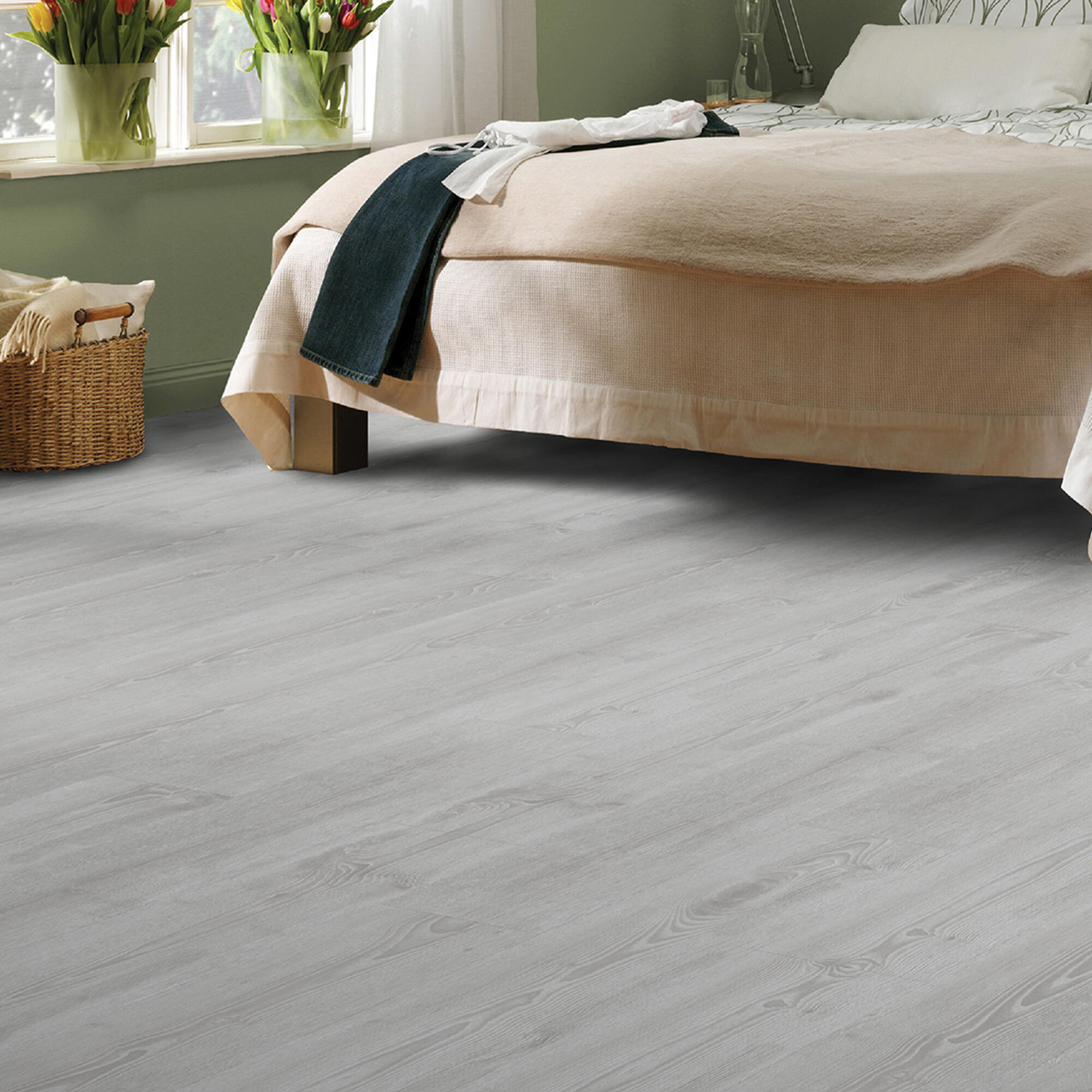 Suelo vinílico LVT click TARKETT Intenso Extrem 5mm Scan Grey | Leroy Merlin