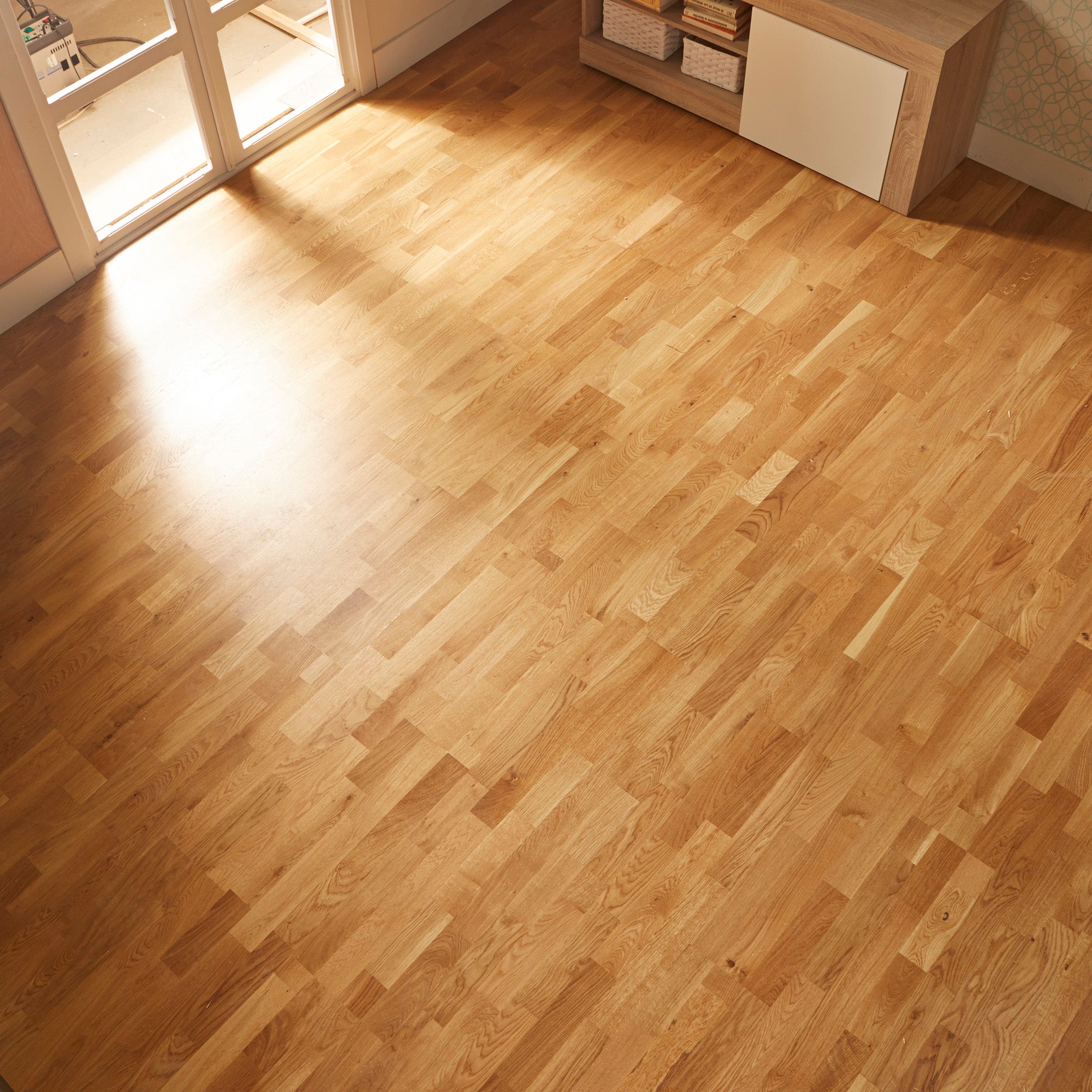 Parquet multicapa Trilama Forte roble natural satinado 108x19.8 cm ...