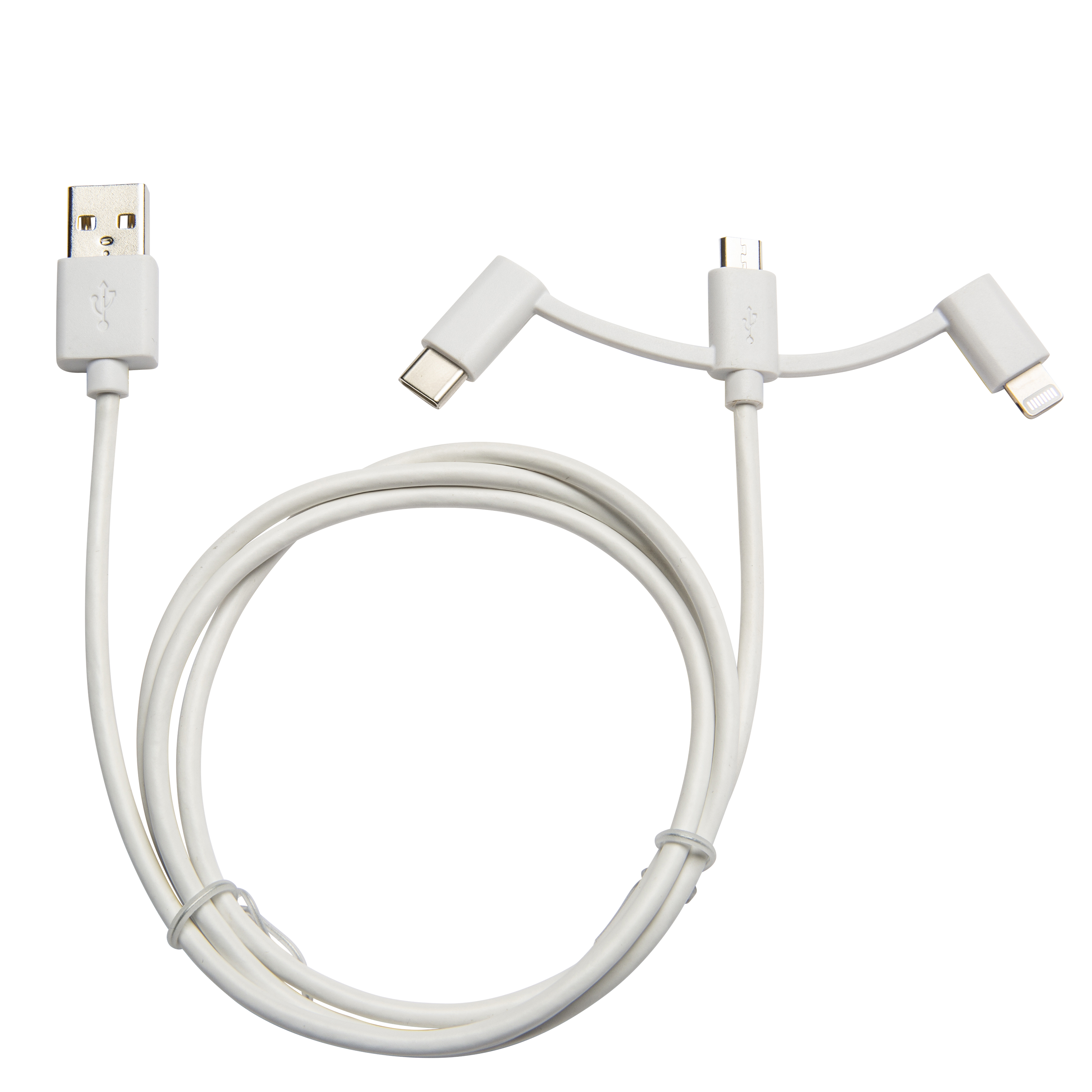 Przewód USB A - USB C / MICRO USB / LIGHTNING 1m LEXMAN - Leroy Merlin