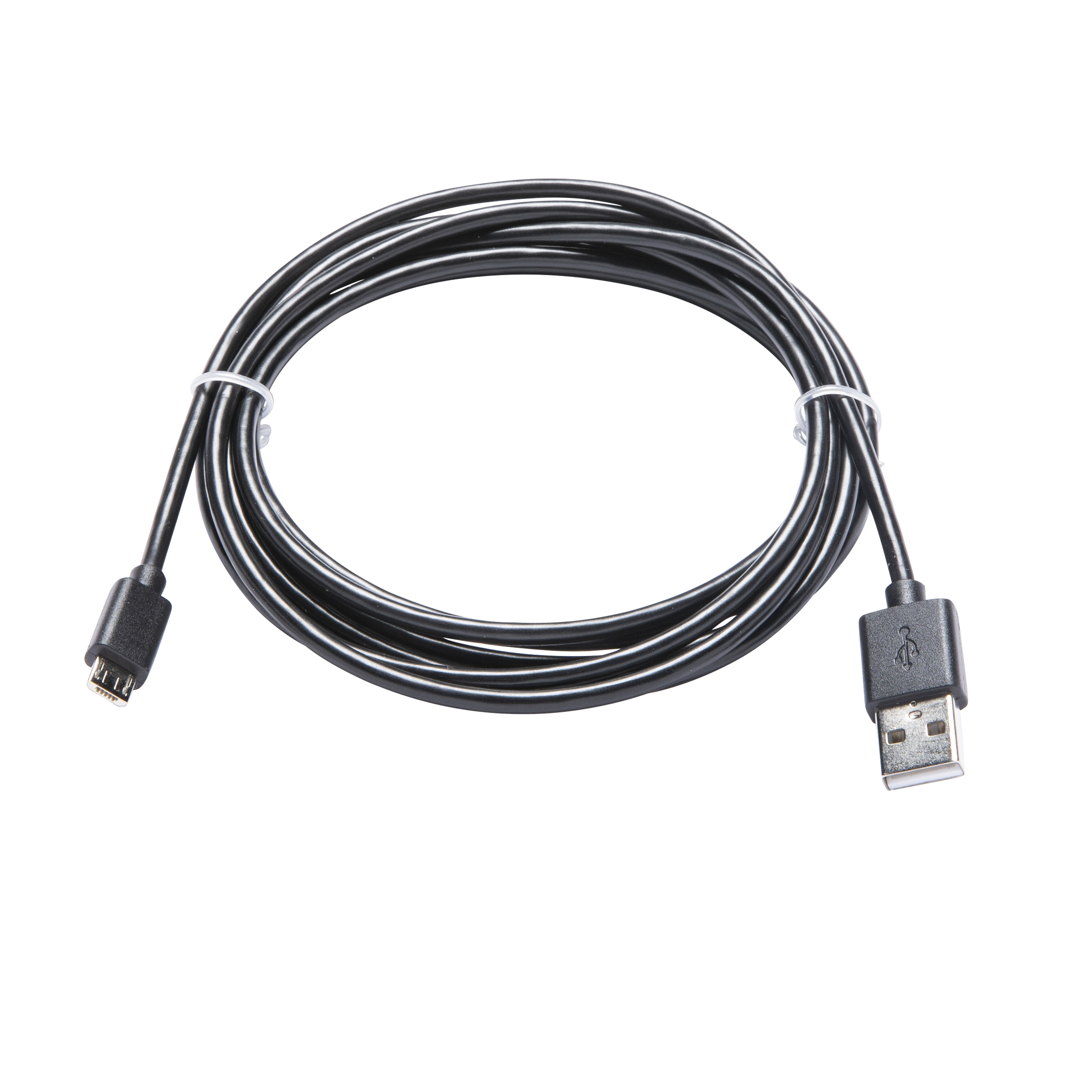 Câble USBA/Micro USB, 2m, noir, Lexman | Leroy Merlin