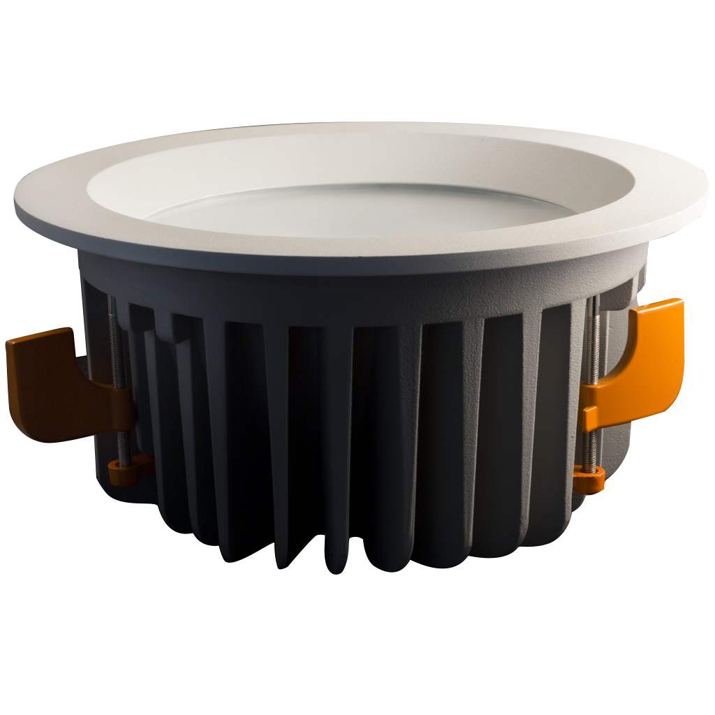 Downlight LED redondo blanco 6700lm blanco cálido IP20 25cm | Leroy Merlin