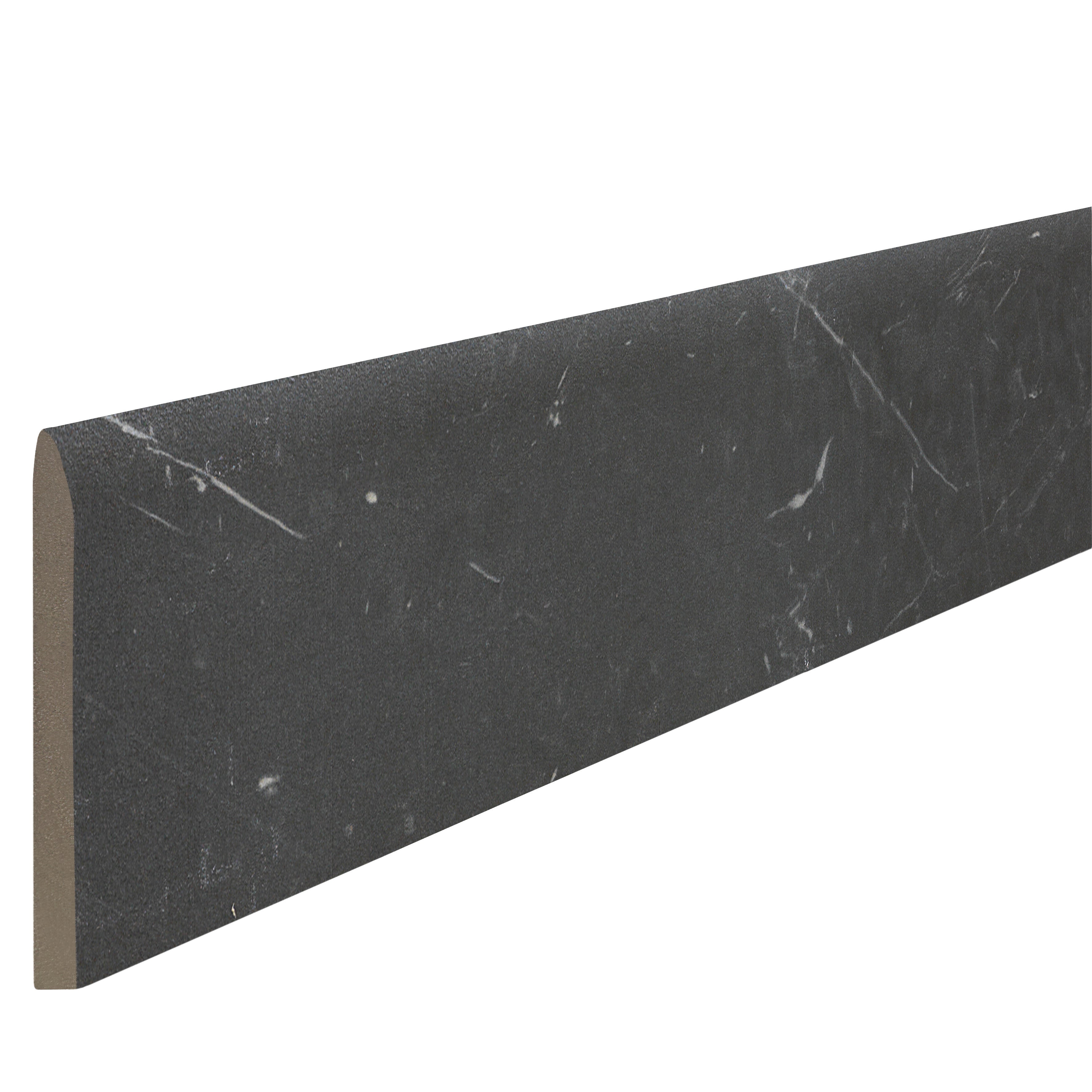 Lot de 2 plinthes Marbre noir mat n°74, Ht. x L. 60 cm, Ep.8 mm | Leroy ...