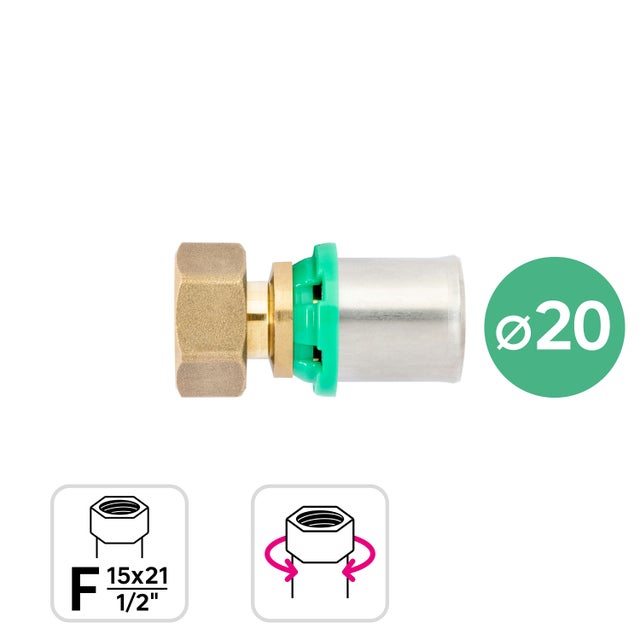 Raccord à sertir pour multicouche | Leroy Merlin