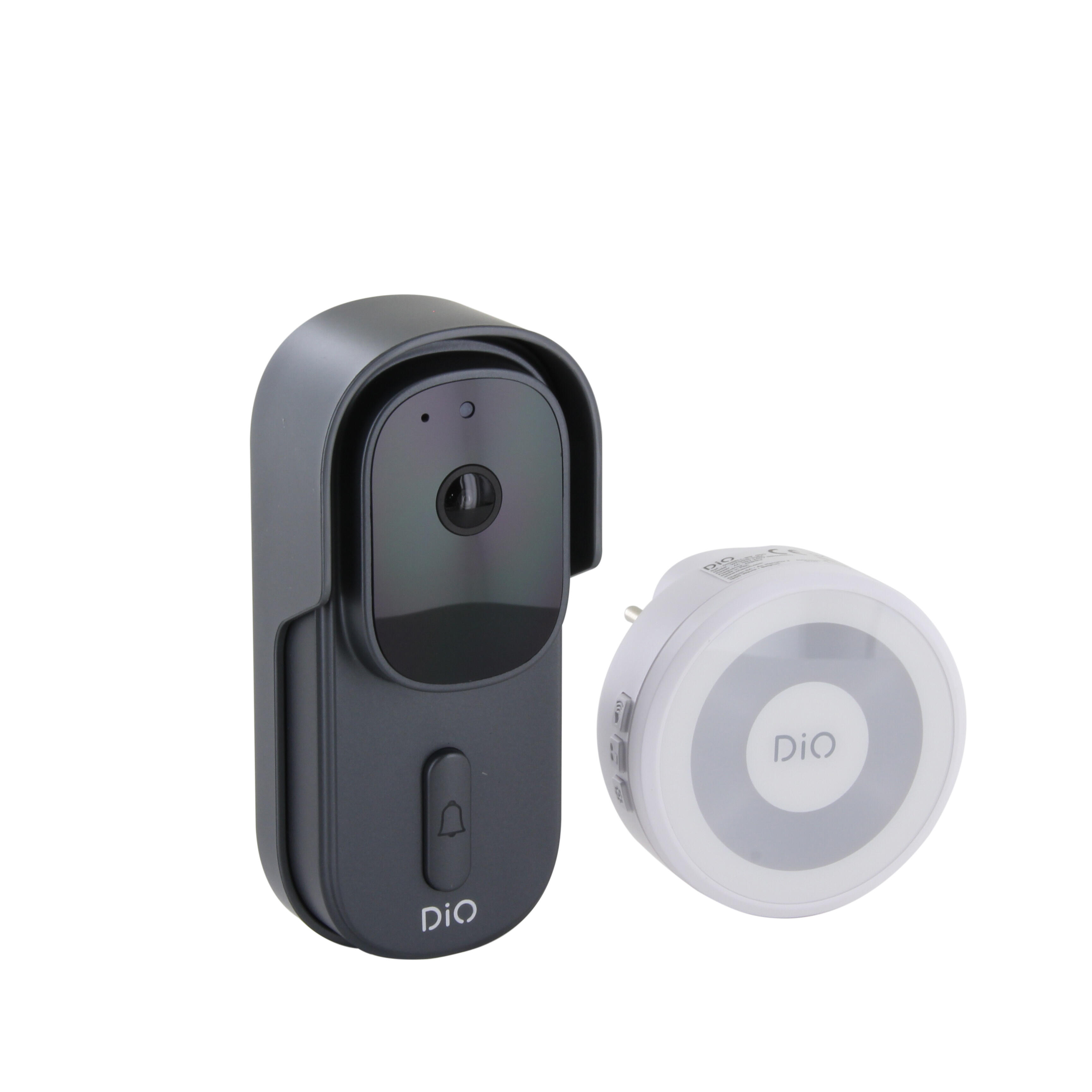 Sonnette sans fil Diobell B12, noir, DIO | Leroy Merlin
