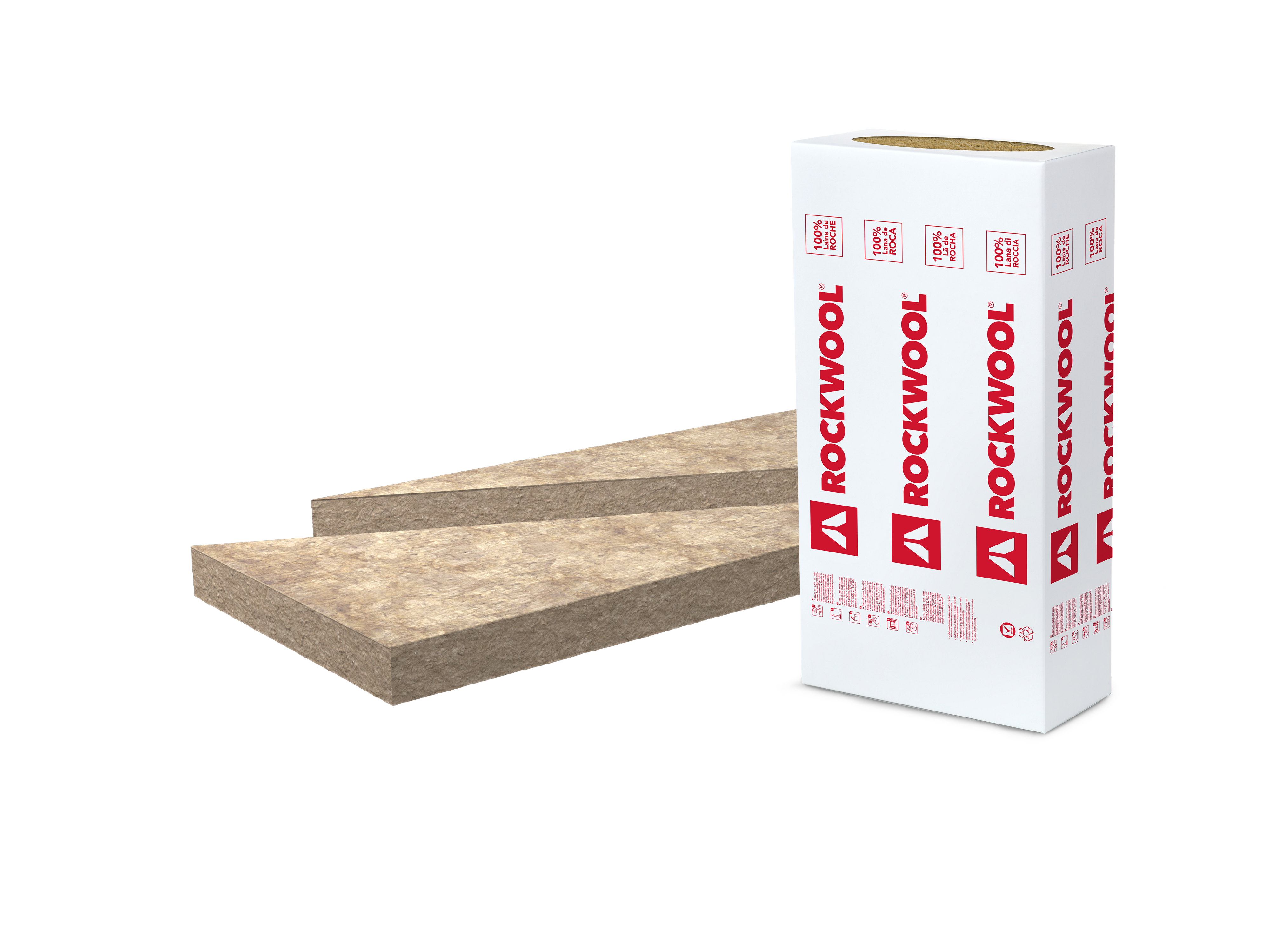 Panneau laine de roche combles aménageables ROCKWOOL Deltarock, Ep.60mm ...