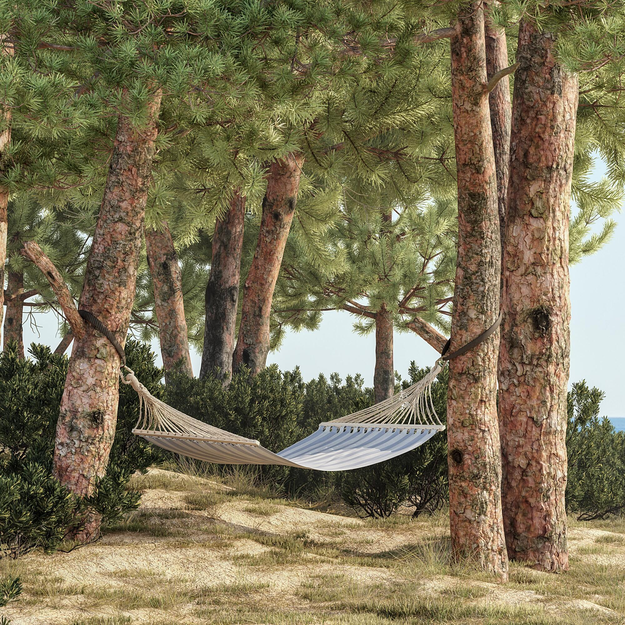 Hamac en tissu Marine Raye | Leroy Merlin