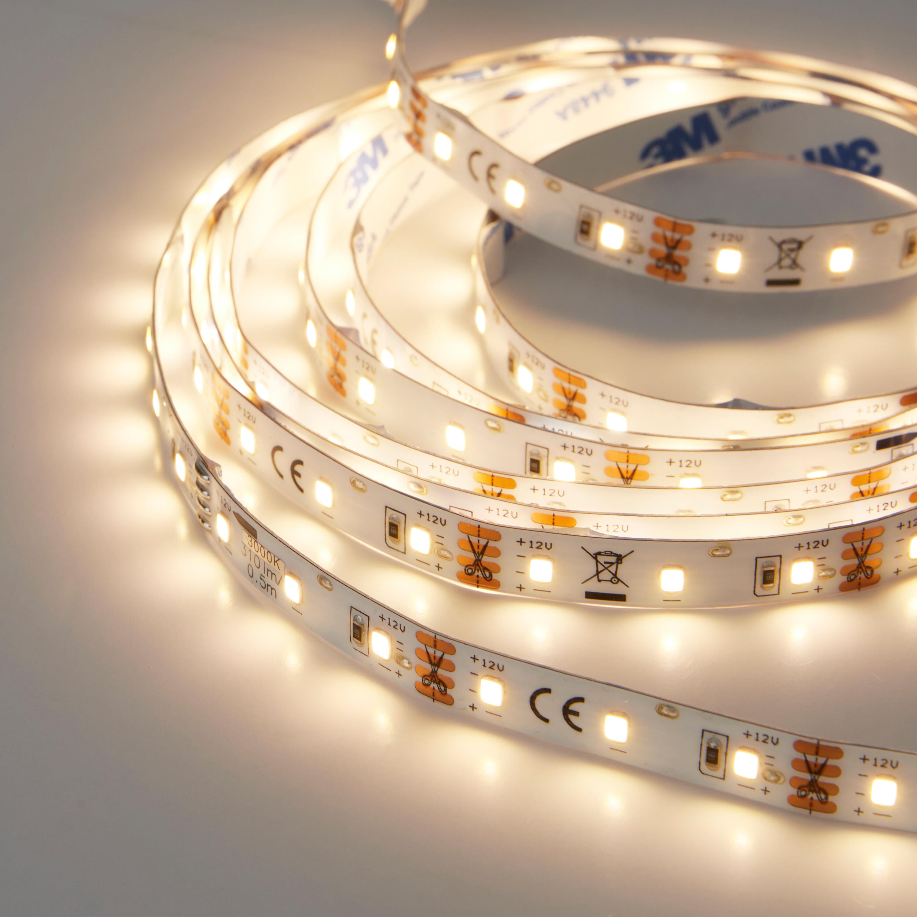 Kit striscia led 5m luce bianco caldo bianco freddo bianco naturale ...