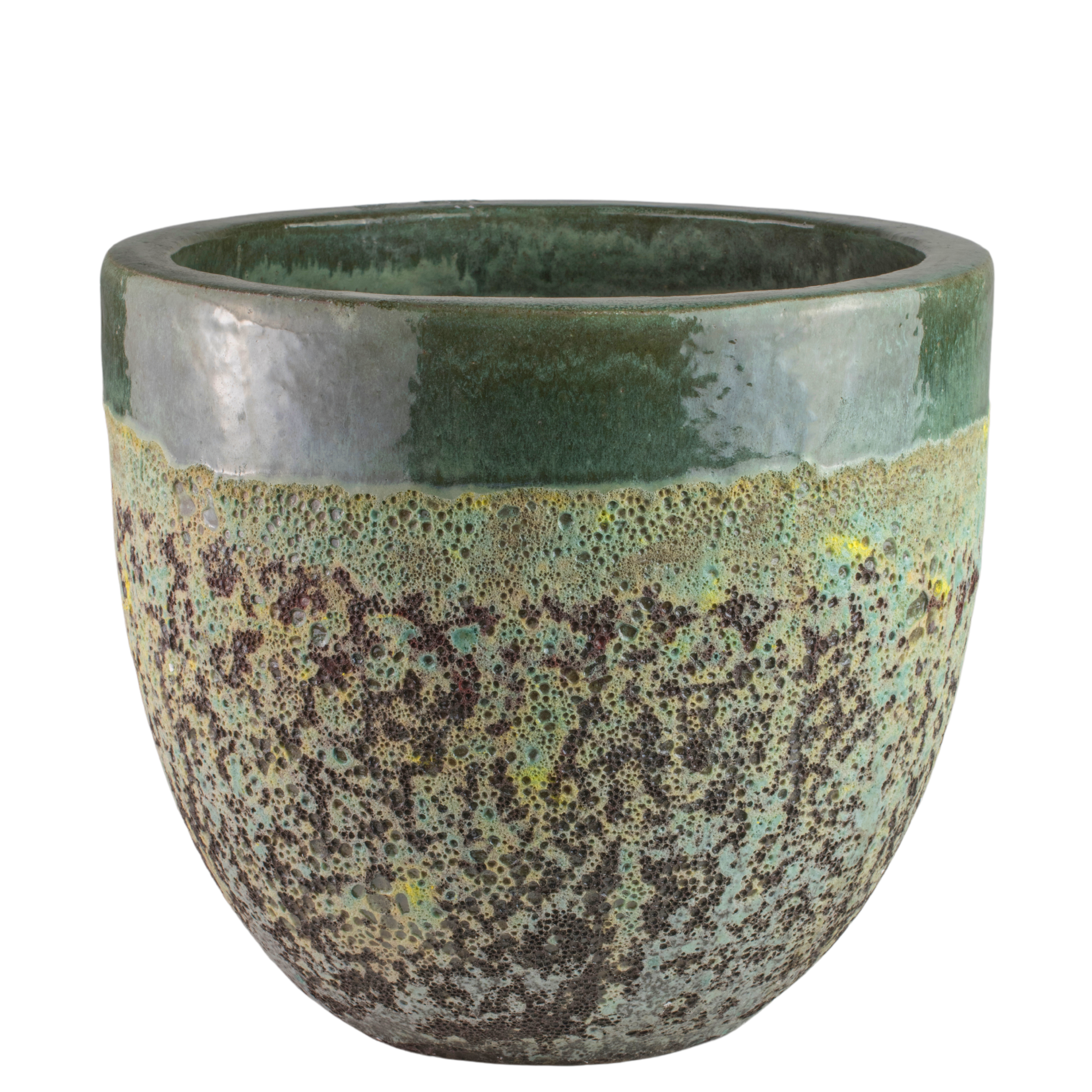 Donica ceramiczna Luna śr.28 cm morska - Leroy Merlin