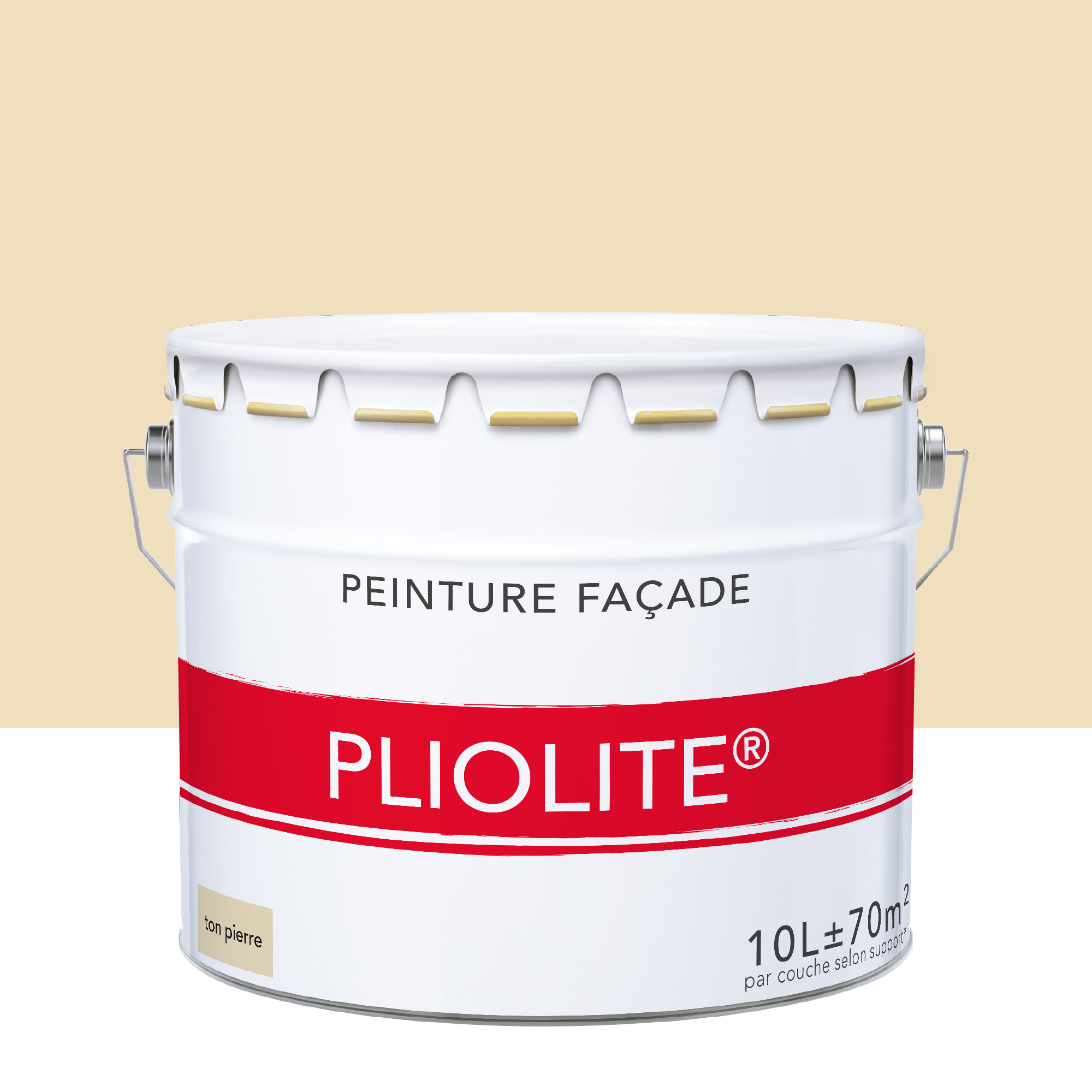 Peinture extérieure façade Pliolite ton pierre mat 10L | Leroy Merlin
