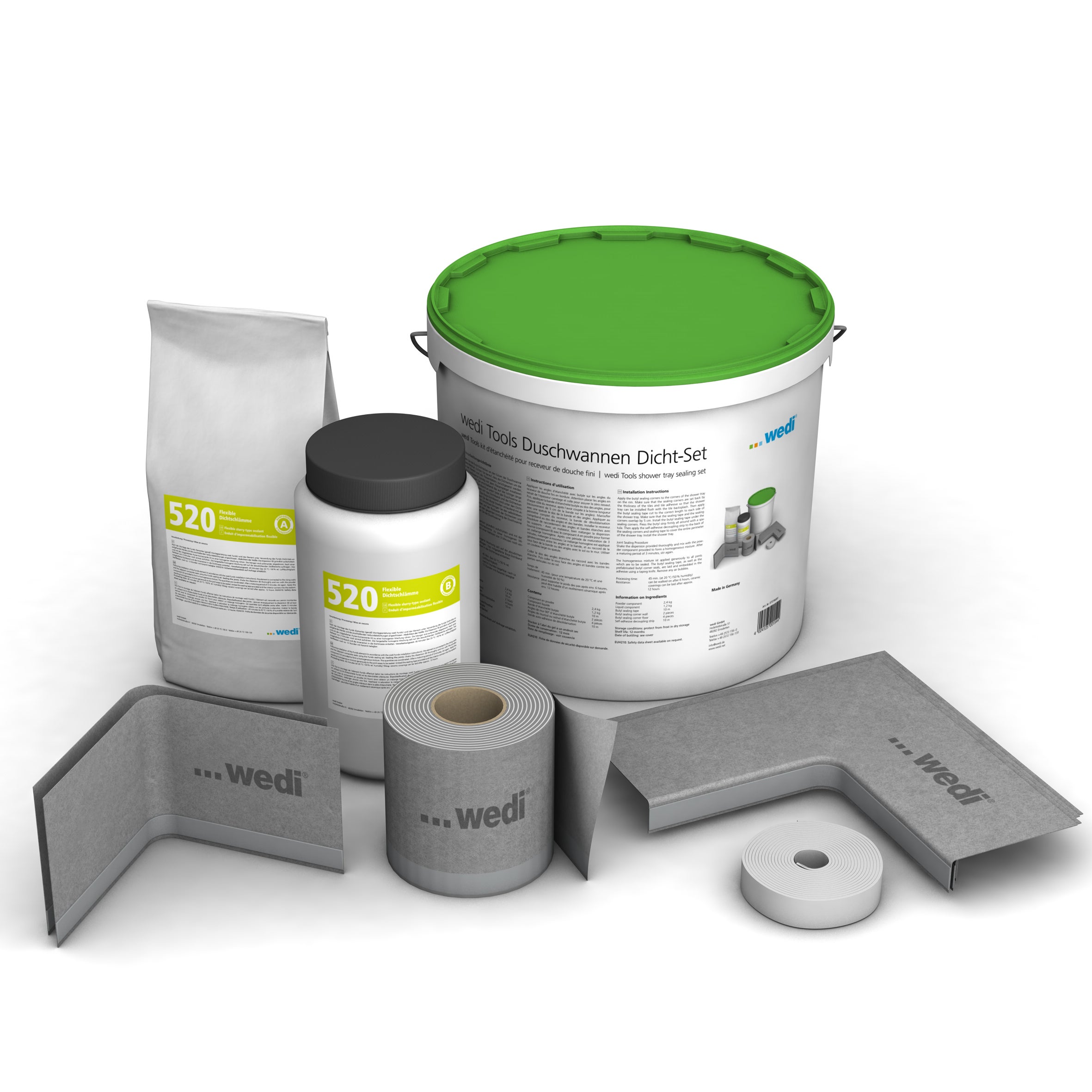 Kit d'étanchéité pour receveur de douche à poser, WEDI | Leroy Merlin