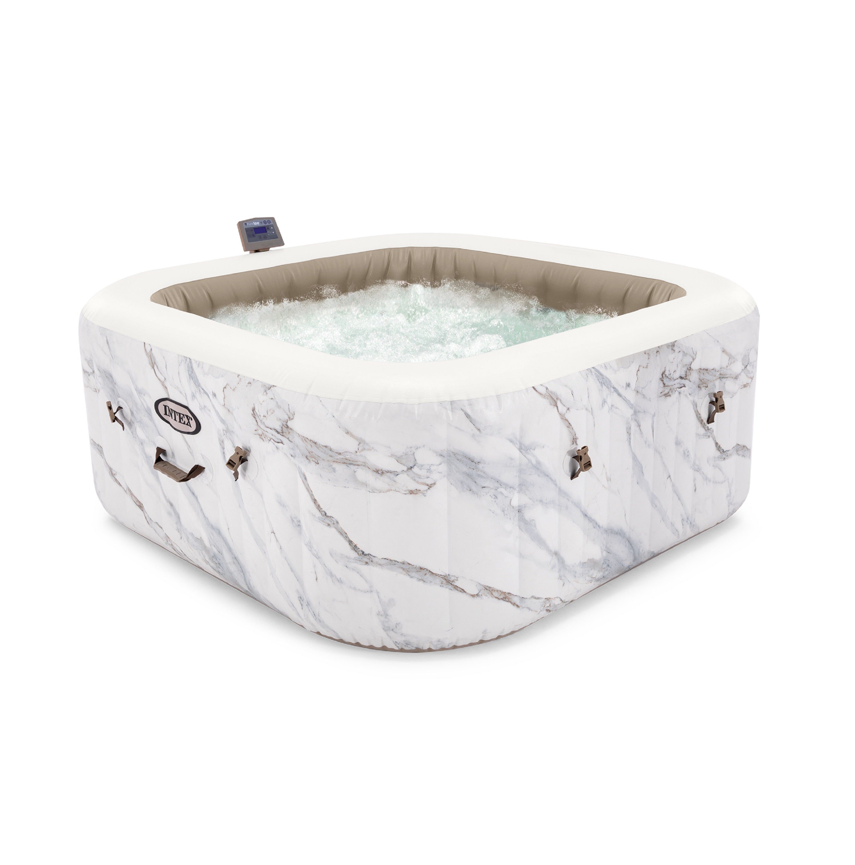 Pure Spa gonflable INTEX CALACATTA carré 4 places | Leroy Merlin