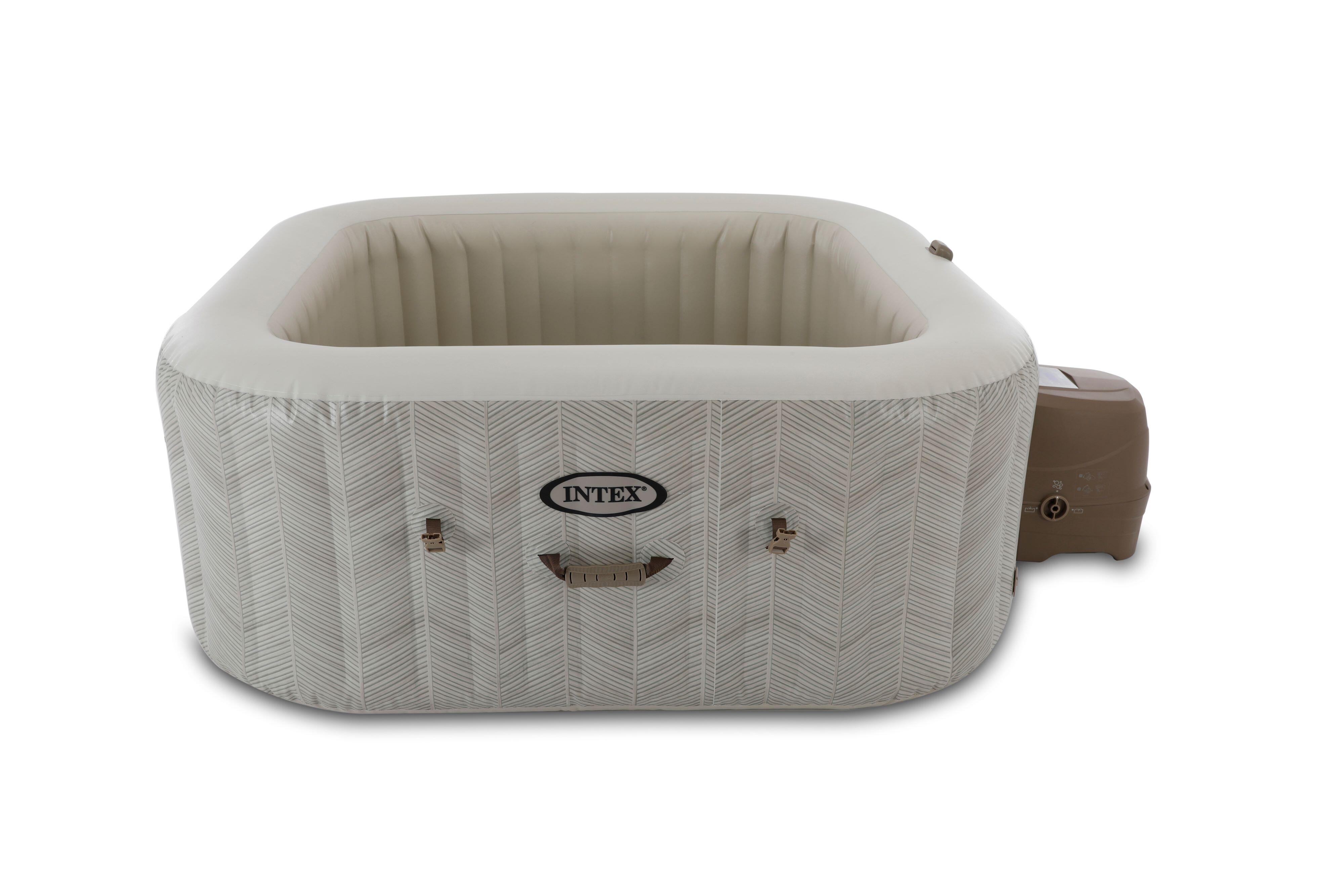 Pure Spa gonflable INTEX CHEVRON carré 4 places | Leroy Merlin