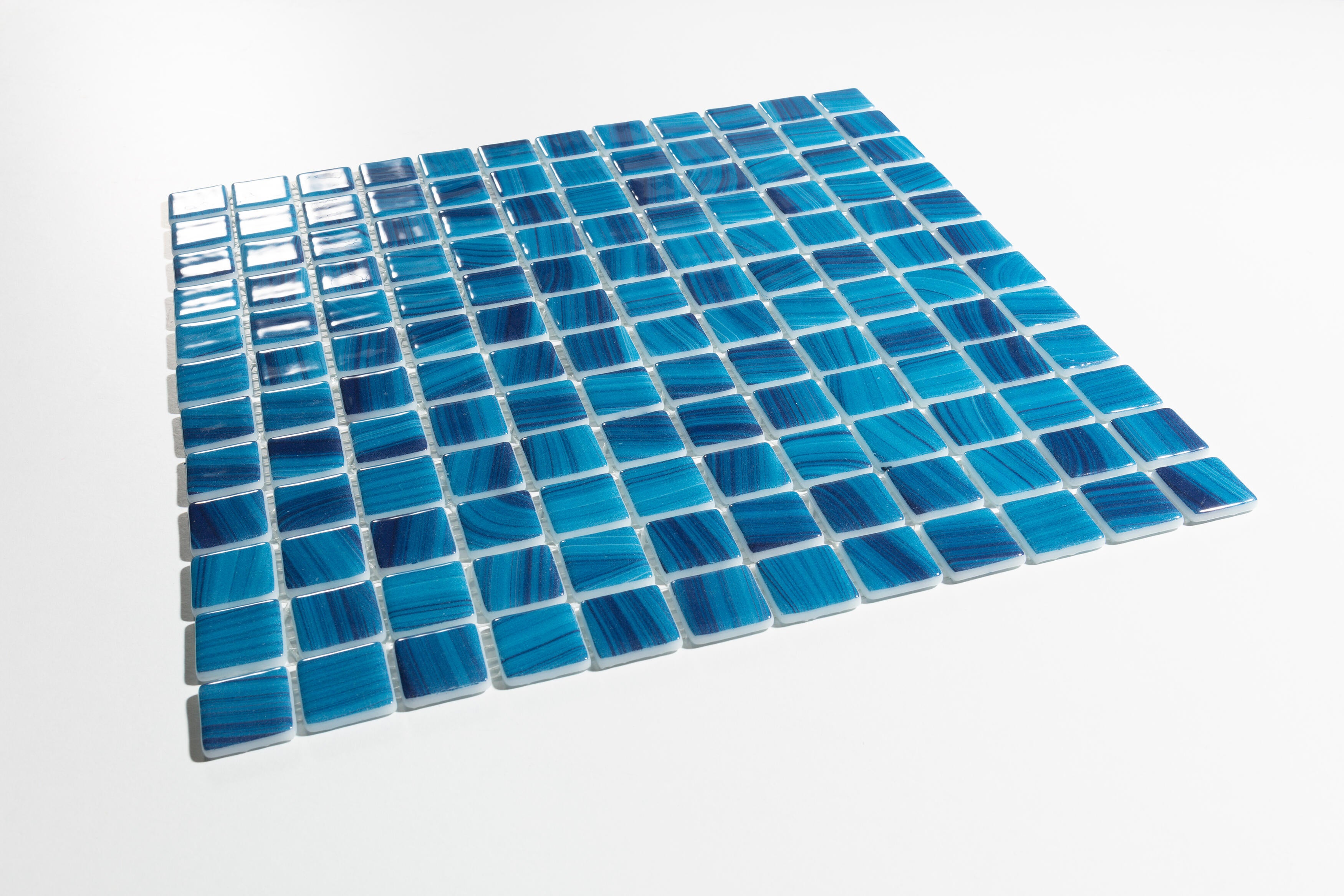 Gresite Stone brillante 31.5x9.5 cm azul | Leroy Merlin