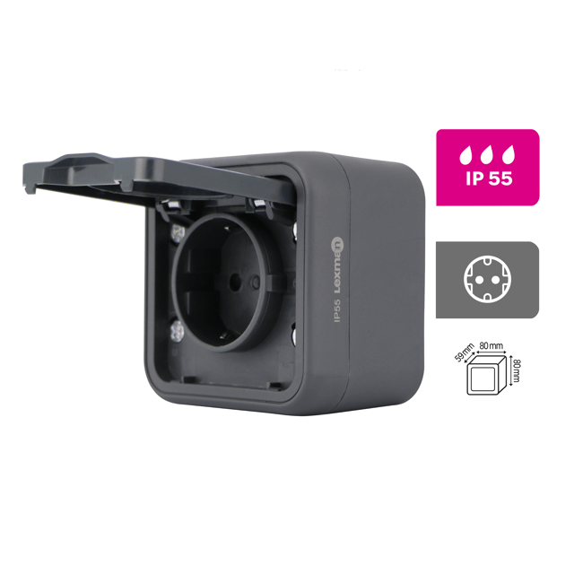 Tomas eléctricas exteriores: compra online | Leroy Merlin